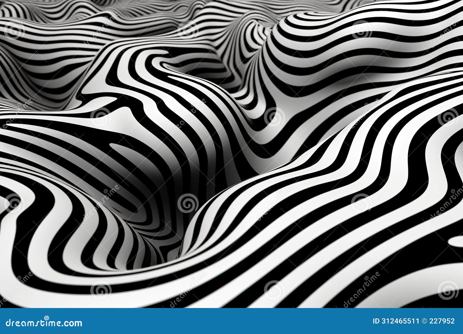 Optical Illusion Stripes Texture. Abstract Geometric Background Design ...