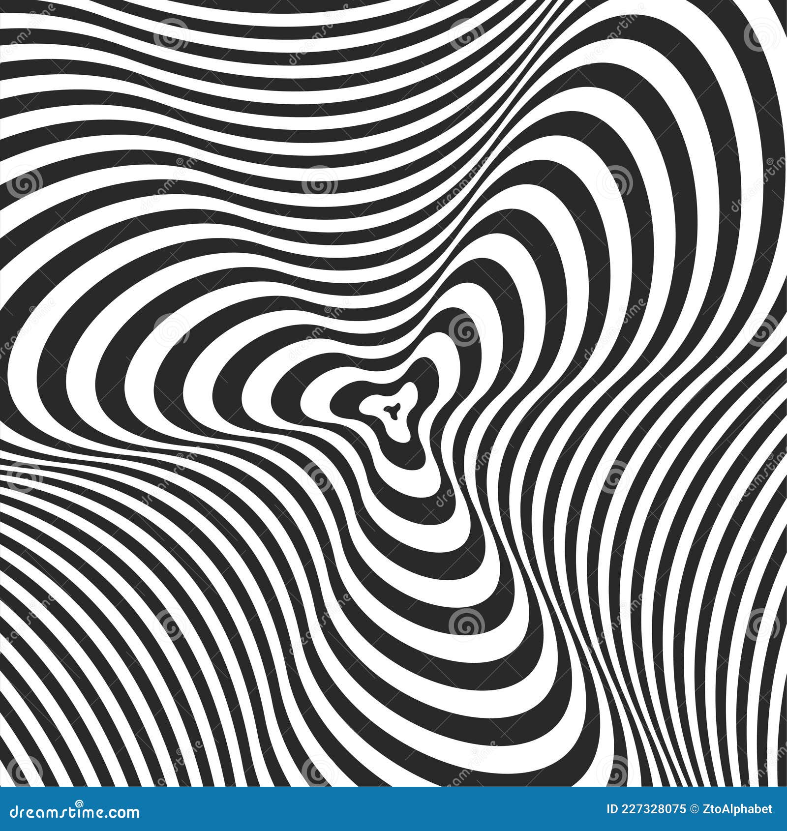 Optical Illusion Triangle Art Pattern Stock Vector - Illustration of ...