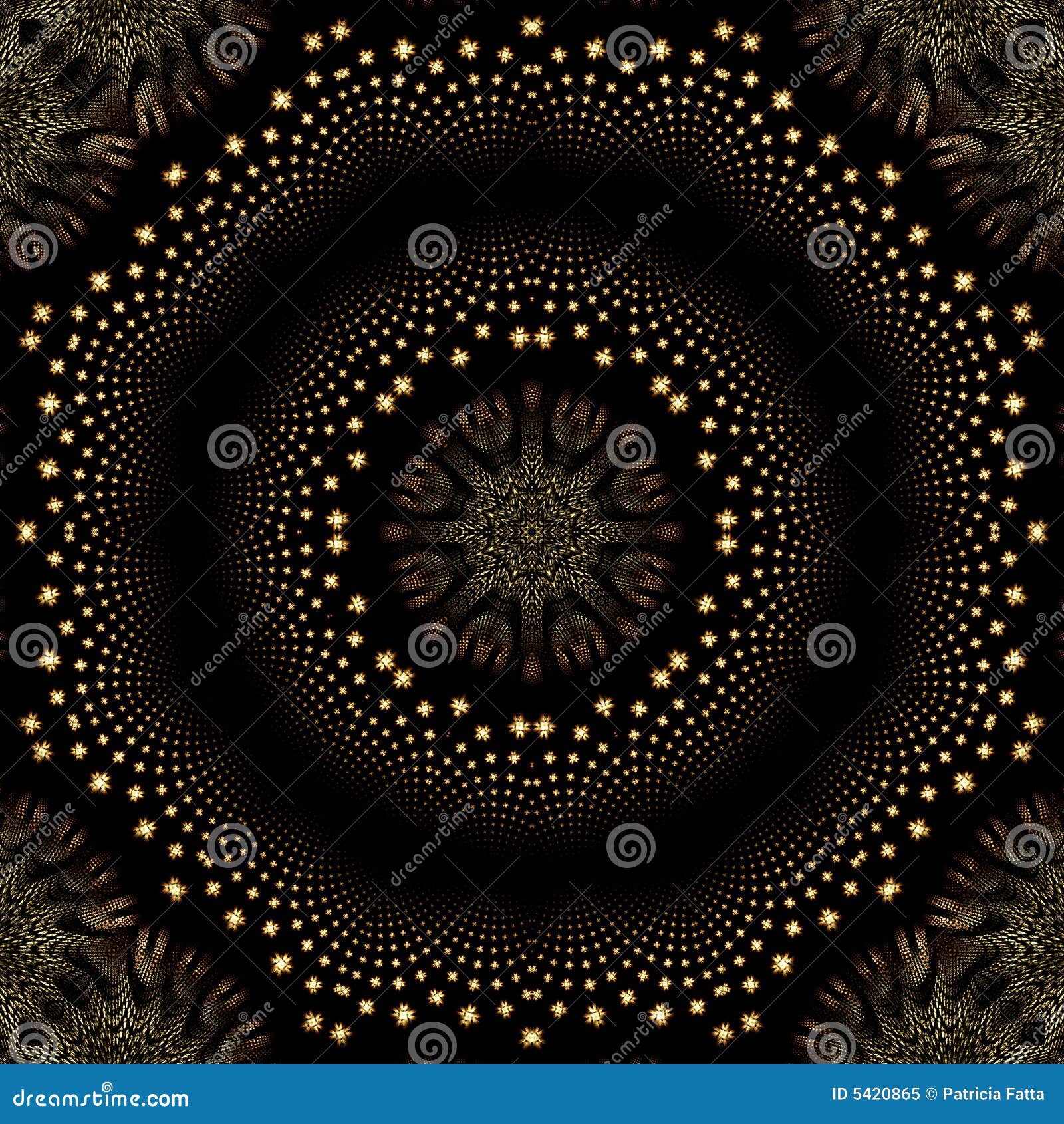 Optical Illusion Twinkling Star Mandala Royalty-Free Stock Photo ...