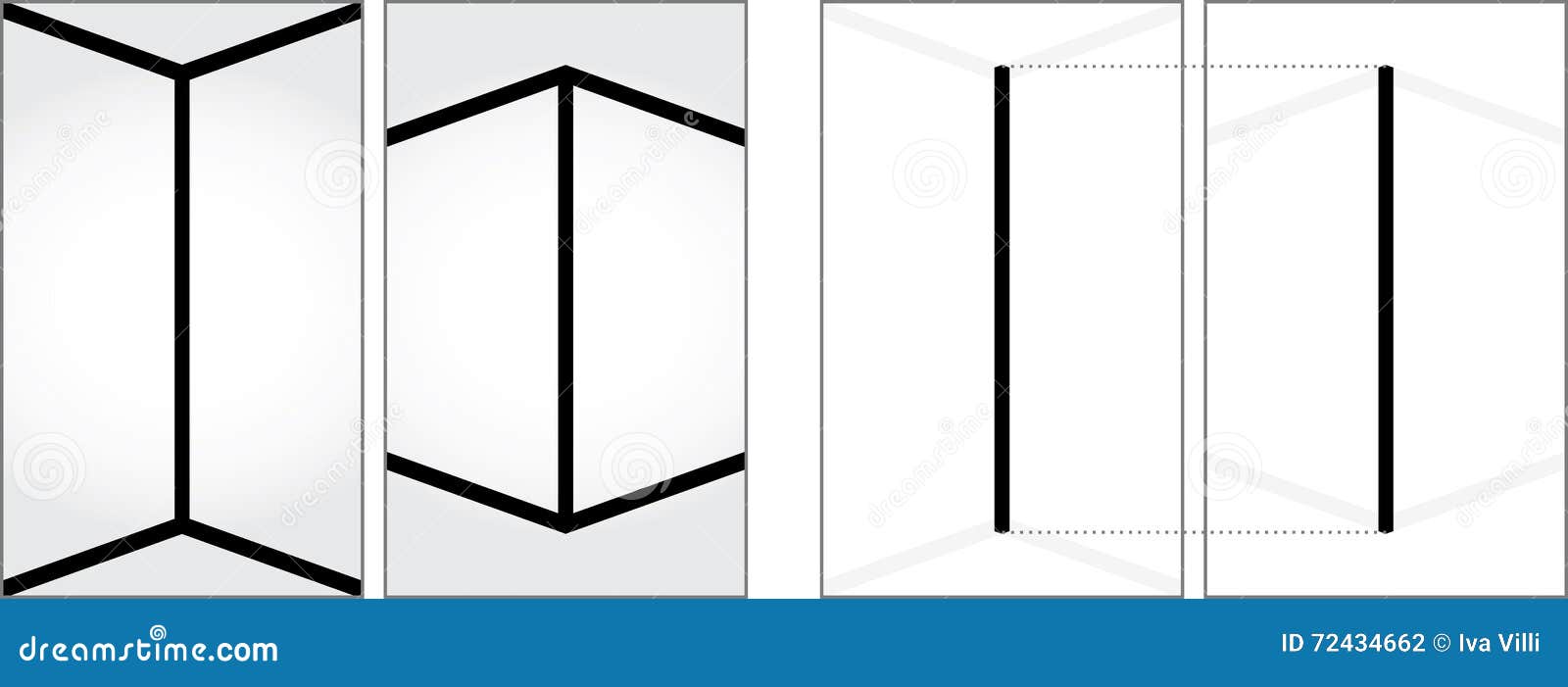 Optical Illusion With Geometric Drawing Vector Illustration ...