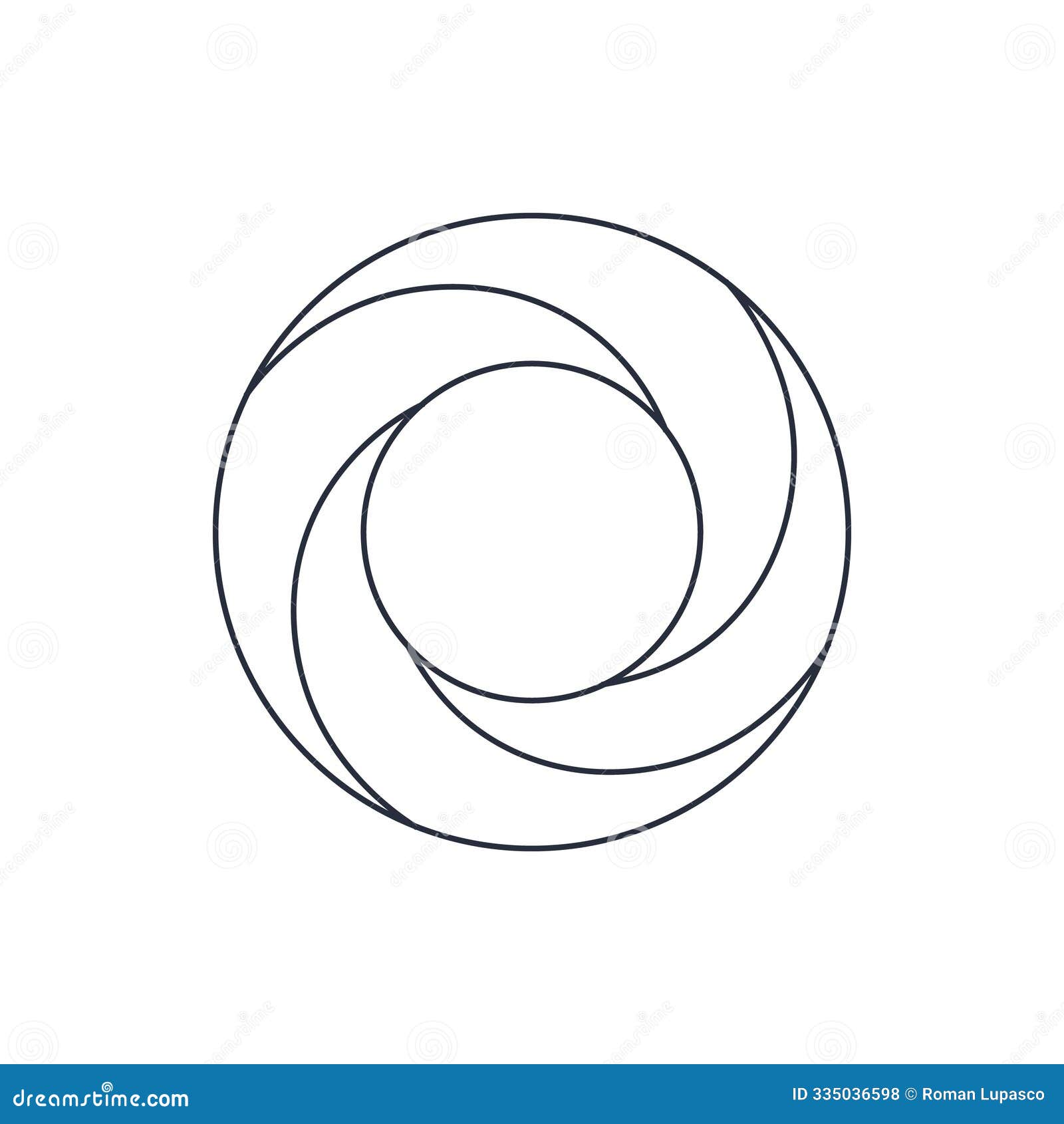 Optical Illusion, Unreal Geometric Element. Impossible Abstract Linear ...