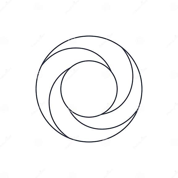 Optical Illusion, Unreal Geometric Element. Impossible Abstract Linear ...