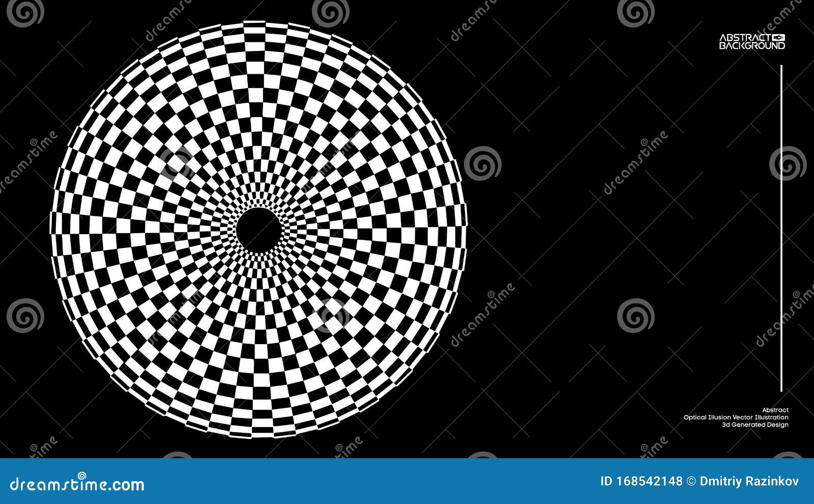 Optical Illusion Vector. Checker Texture Stock Vector - Illustration of ...