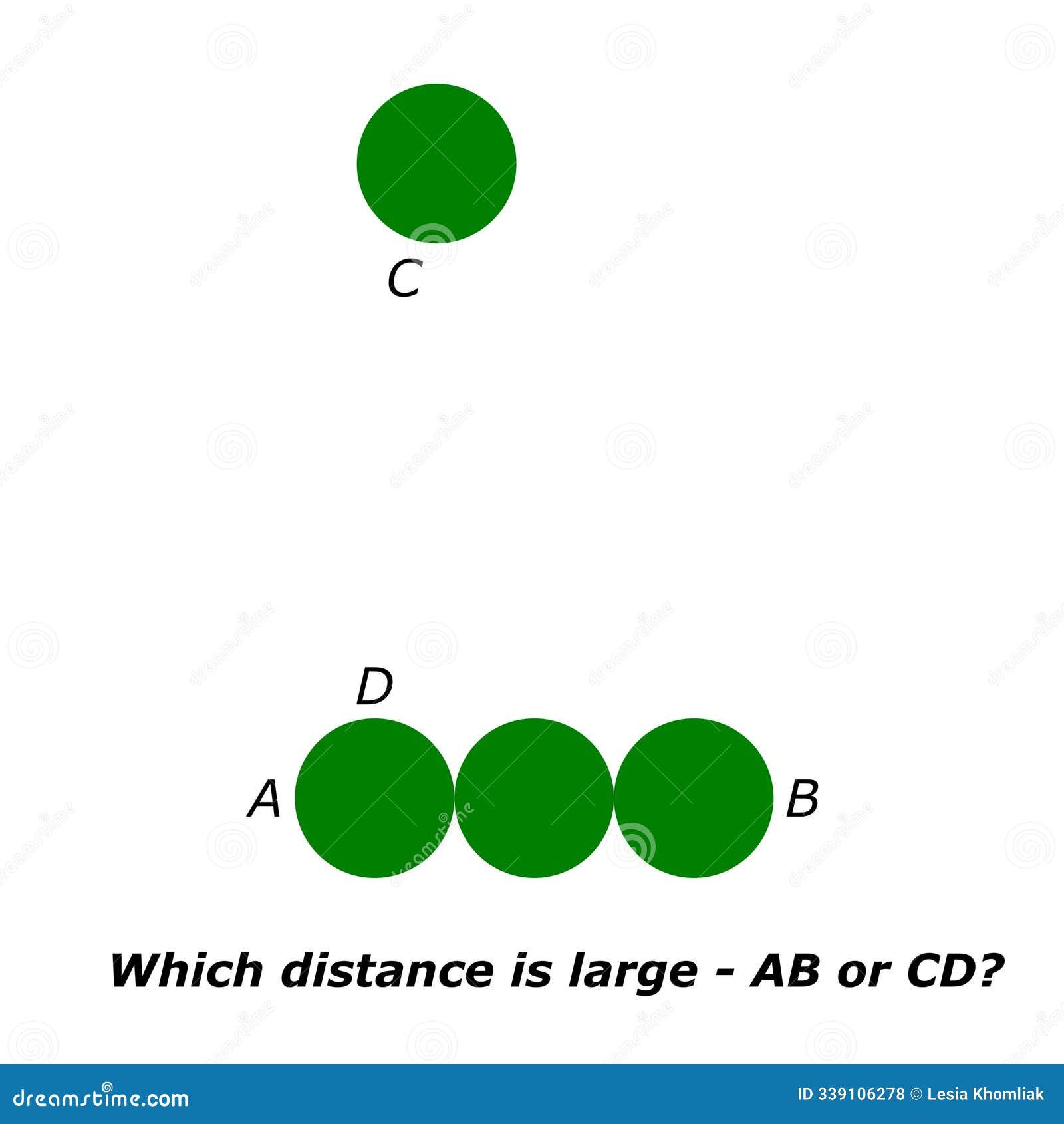 Optical Illusion Vector Illustration. Puzzle. Brain Teaser ...