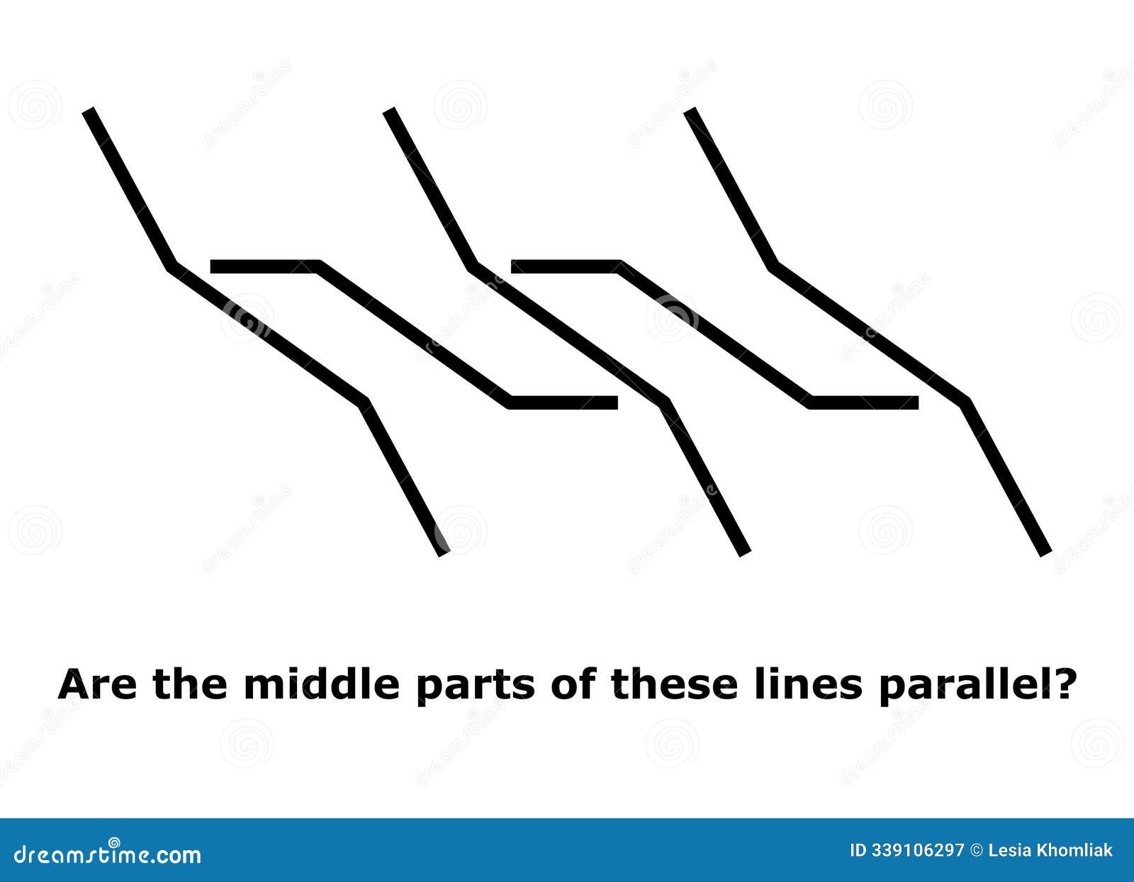 Optical Illusion Vector Illustration. Puzzle. Brain Teaser ...