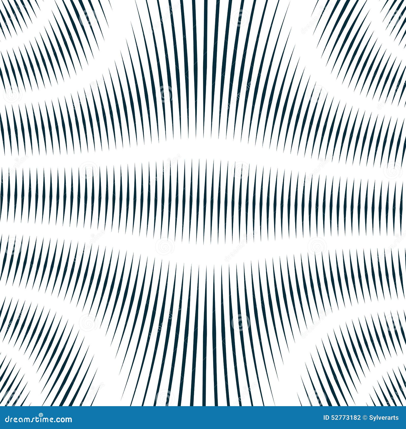 Vector Moire Seamless Pattern Of Red And Blue Lines On Black. Wavy ...