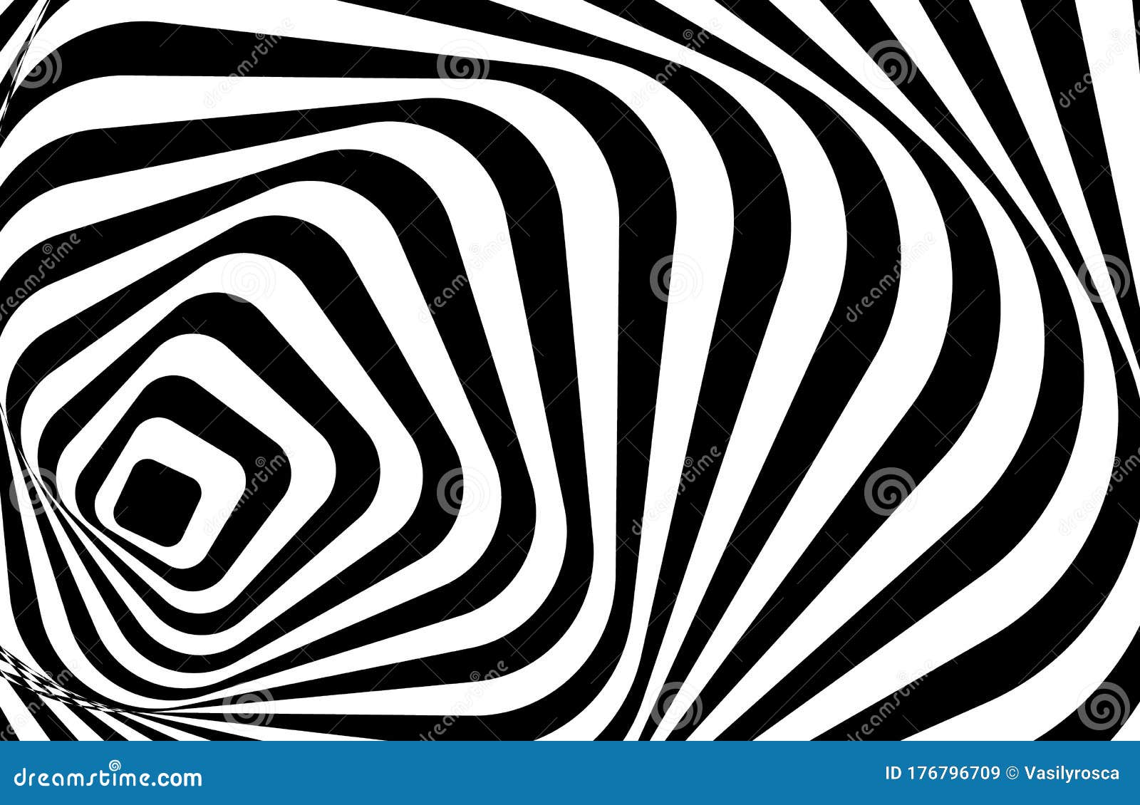 Optical Illusion White Black Pattern Abstract Vector Background ...