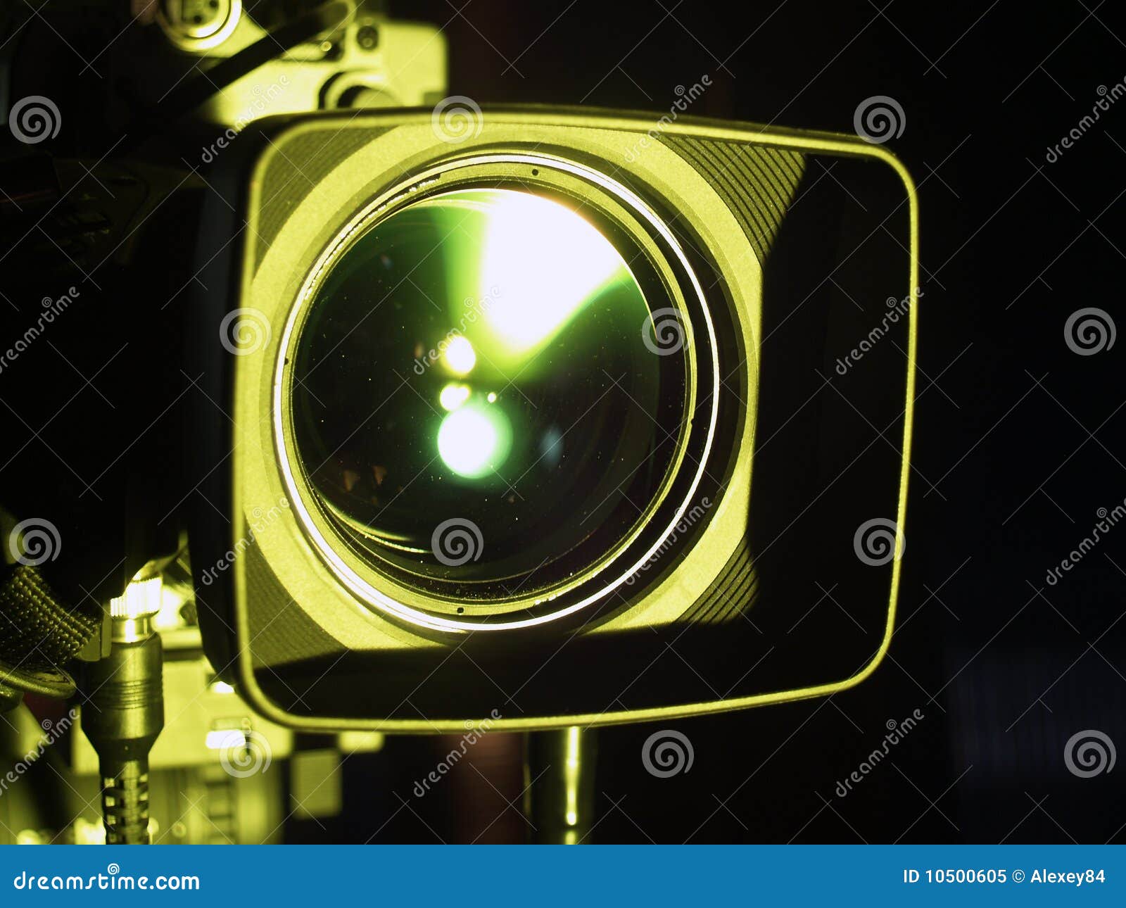 Optical lens of camcorder stock image. Image of media - 10500605