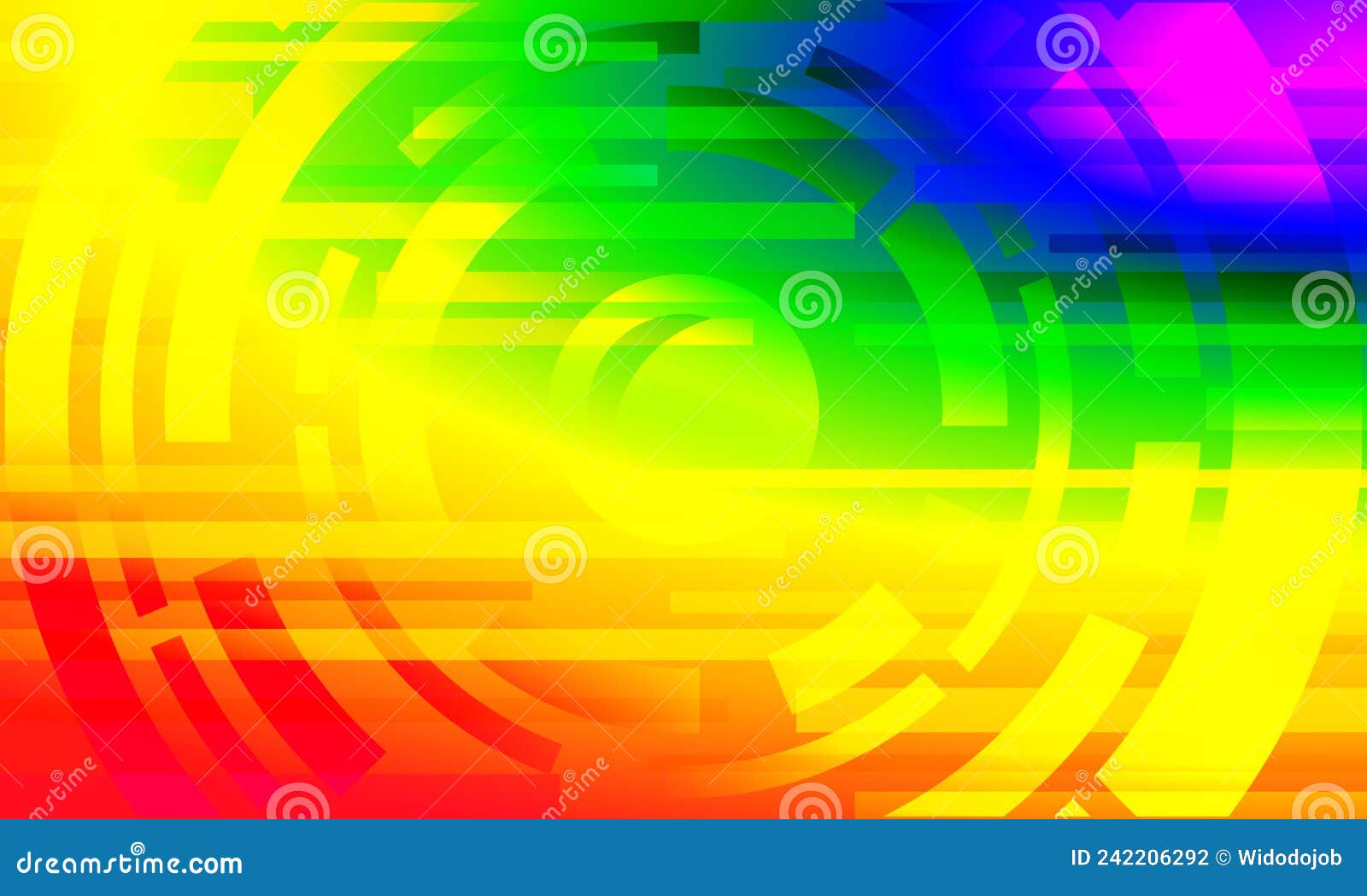 Optical lens rainbow color stock vector. Illustration of banner - 242206292