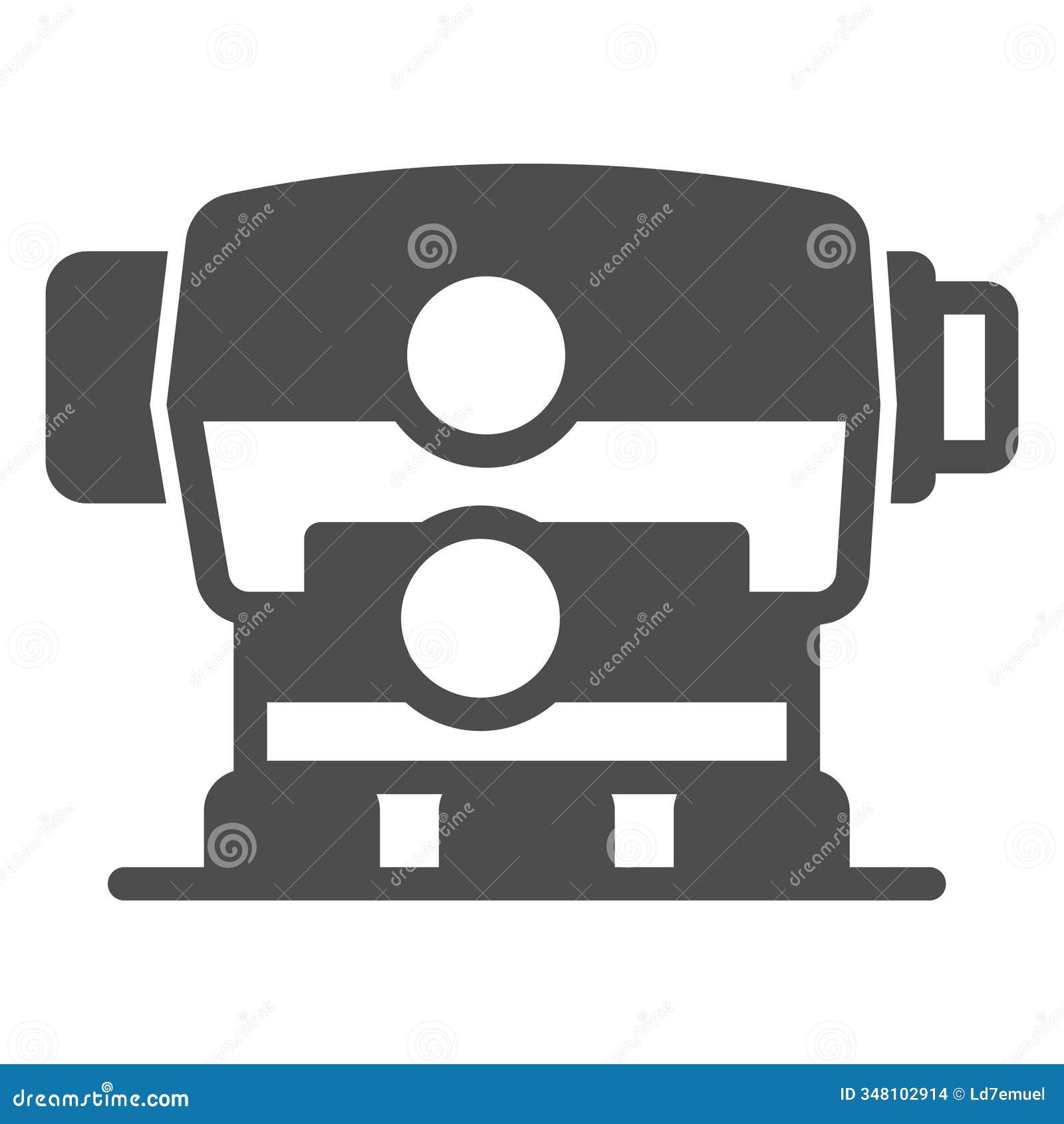 Level Measurement Icon, Cartoon Style Vector Illustration ...