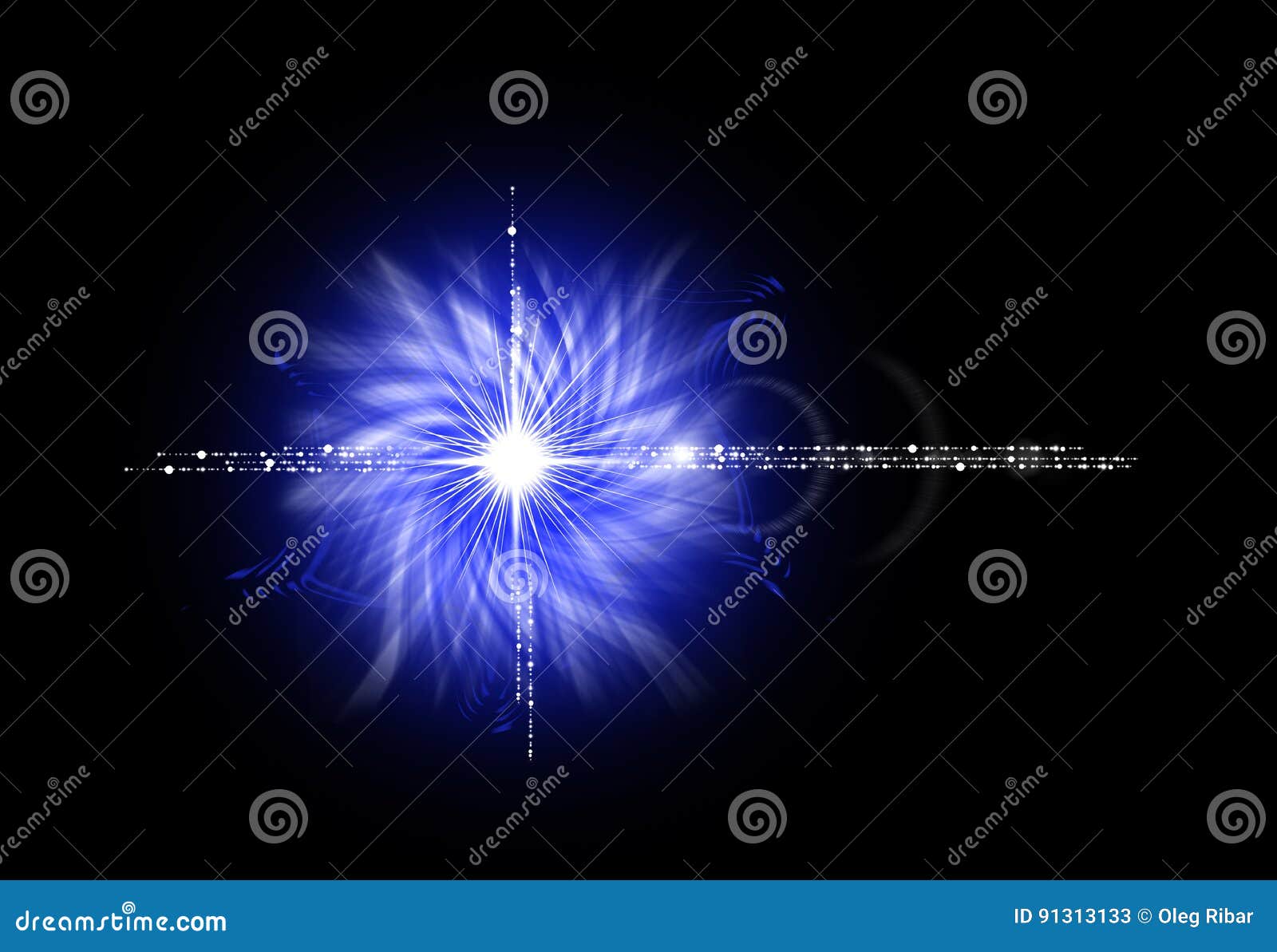 Optical Light Lens Flare and Star Effect, Realistic Flash with ...