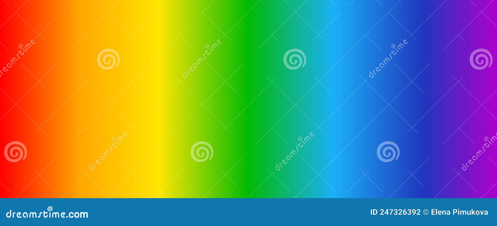 Optical Light Spectrum. Rainbow Gradient Background. Electromagnetic ...