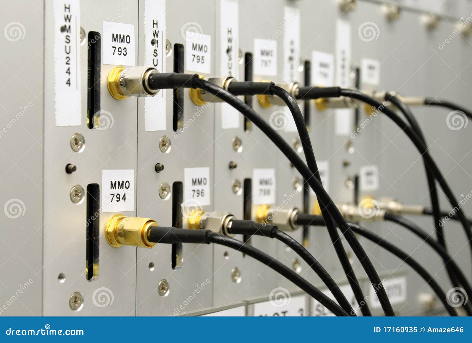 The Optical Link Is On The Interface Of The Central Router. The Front ...