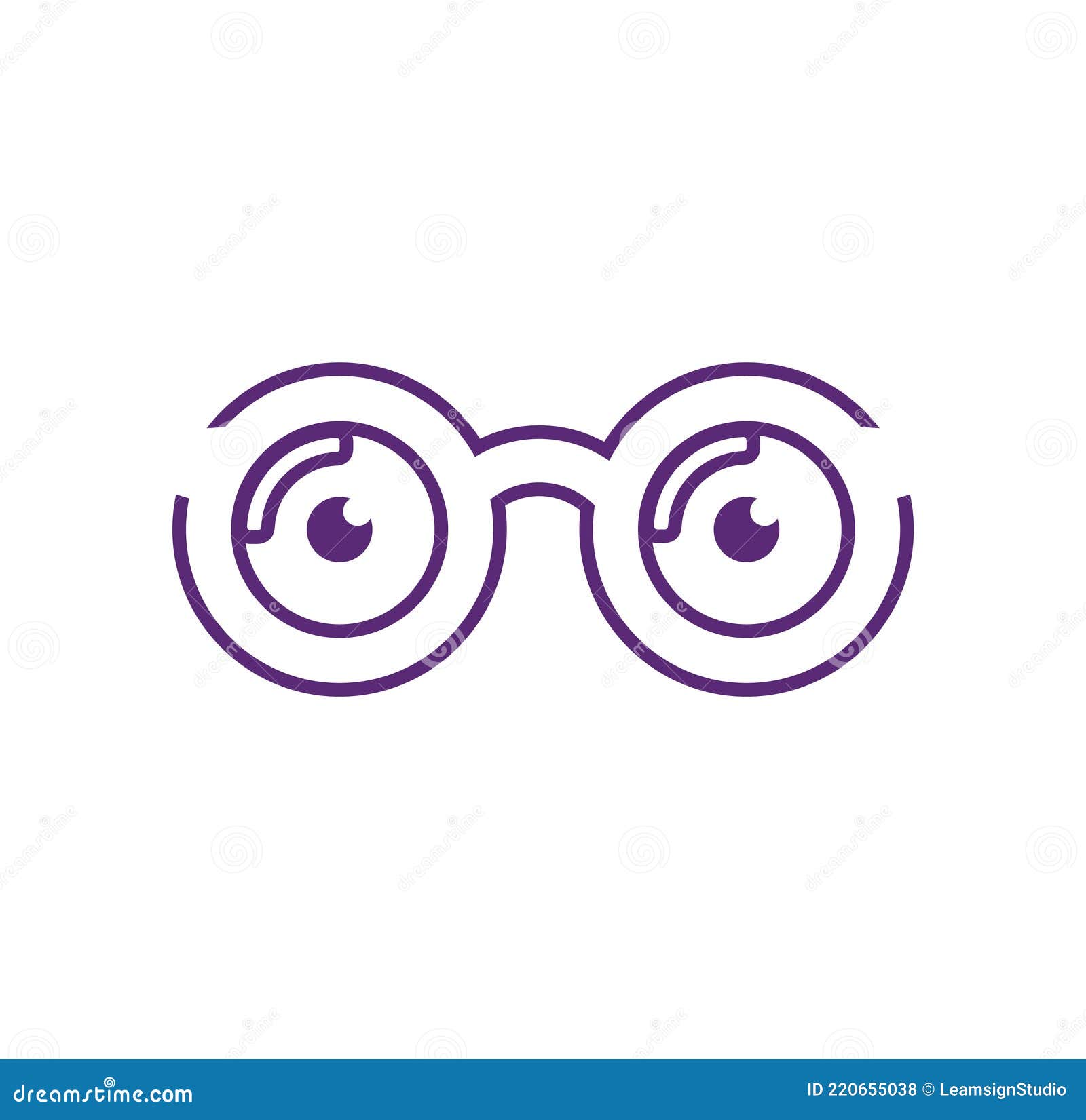 Optical Logo Design Illustration Stock Vector - Illustration of icon ...