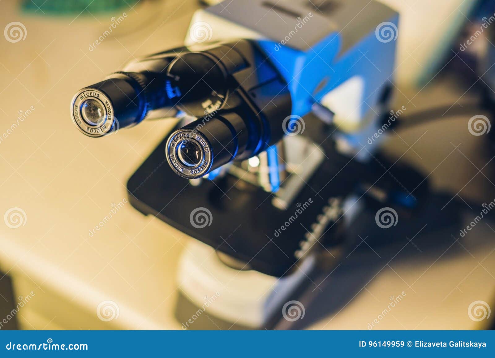Optical Microscope in a Medical Laboratory Stock Image - Image of ...