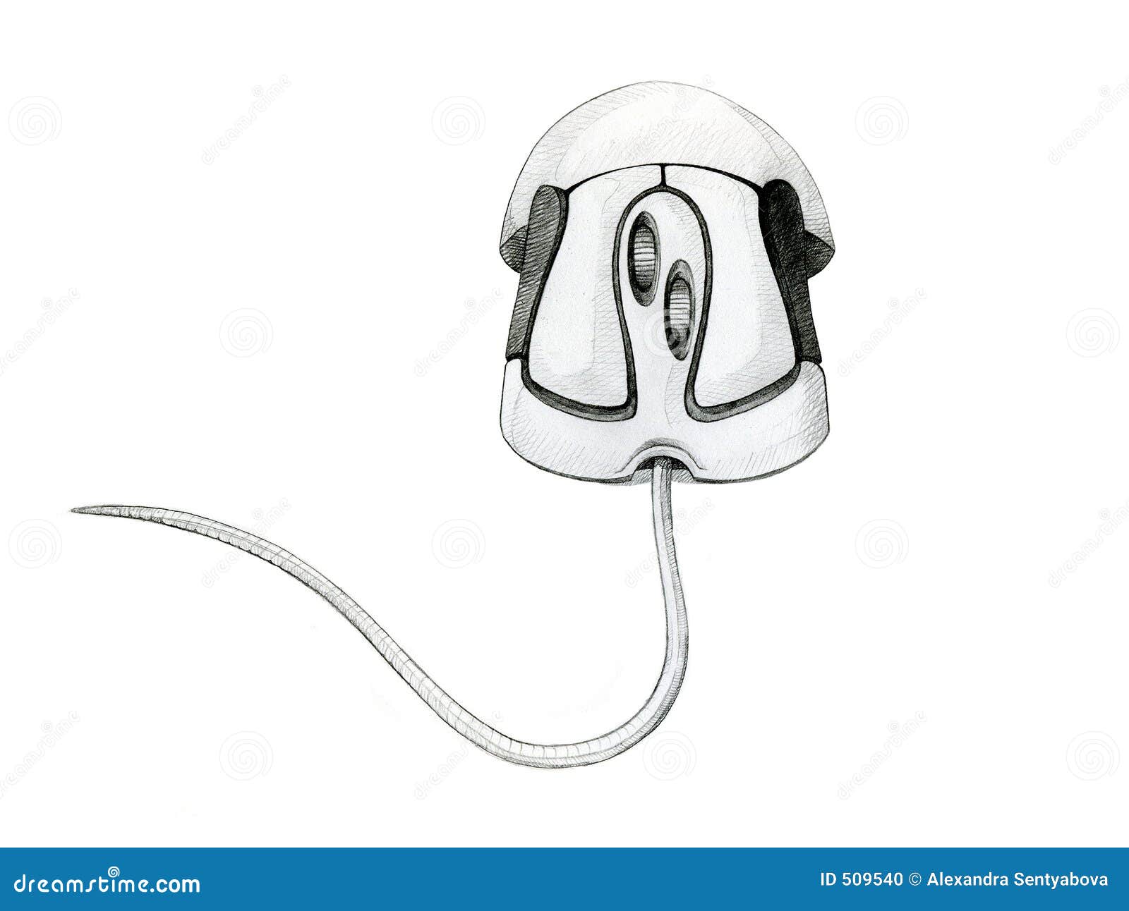 Optical mouse stock illustration. Illustration of computers - 509540