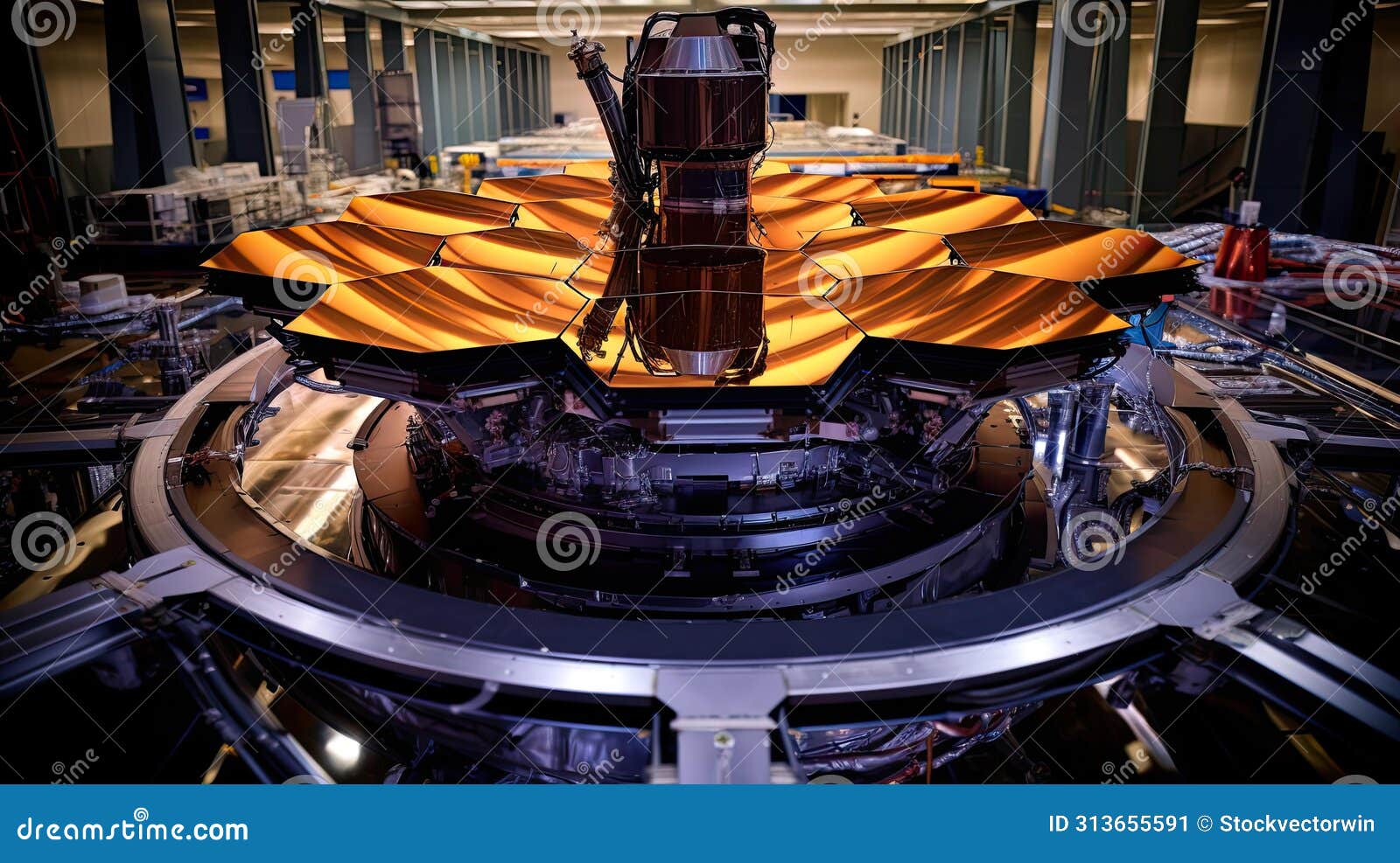 Optical Nasa Space Technology Stock Illustration - Illustration of ...