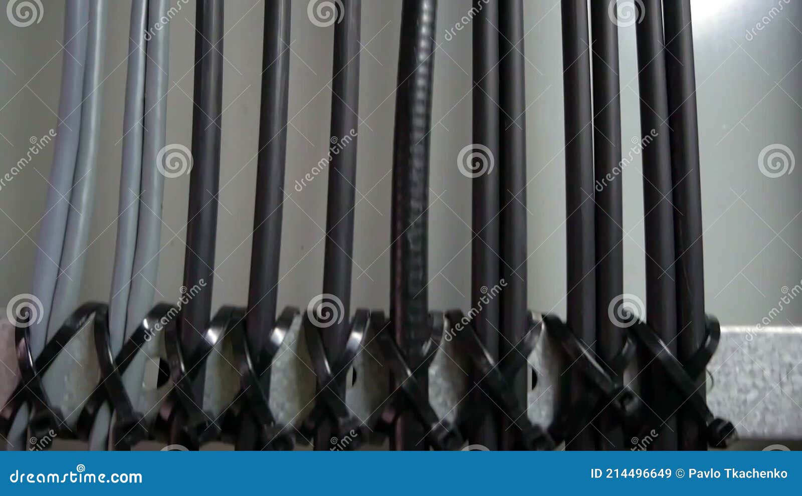 Optical Patch Panel in the Server Room Stock Video - Video of database ...