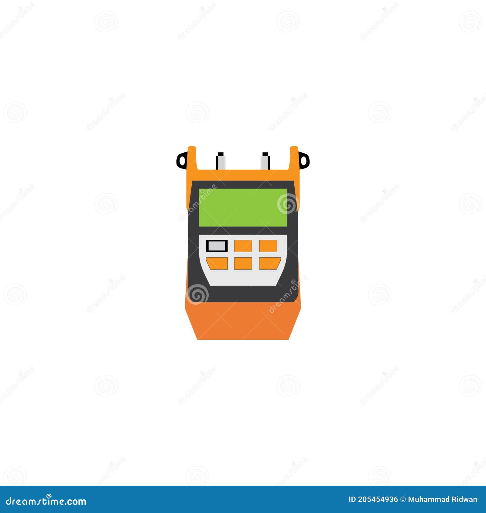 Optical Power Meter Design Ilustration Stock Vector - Illustration of ...