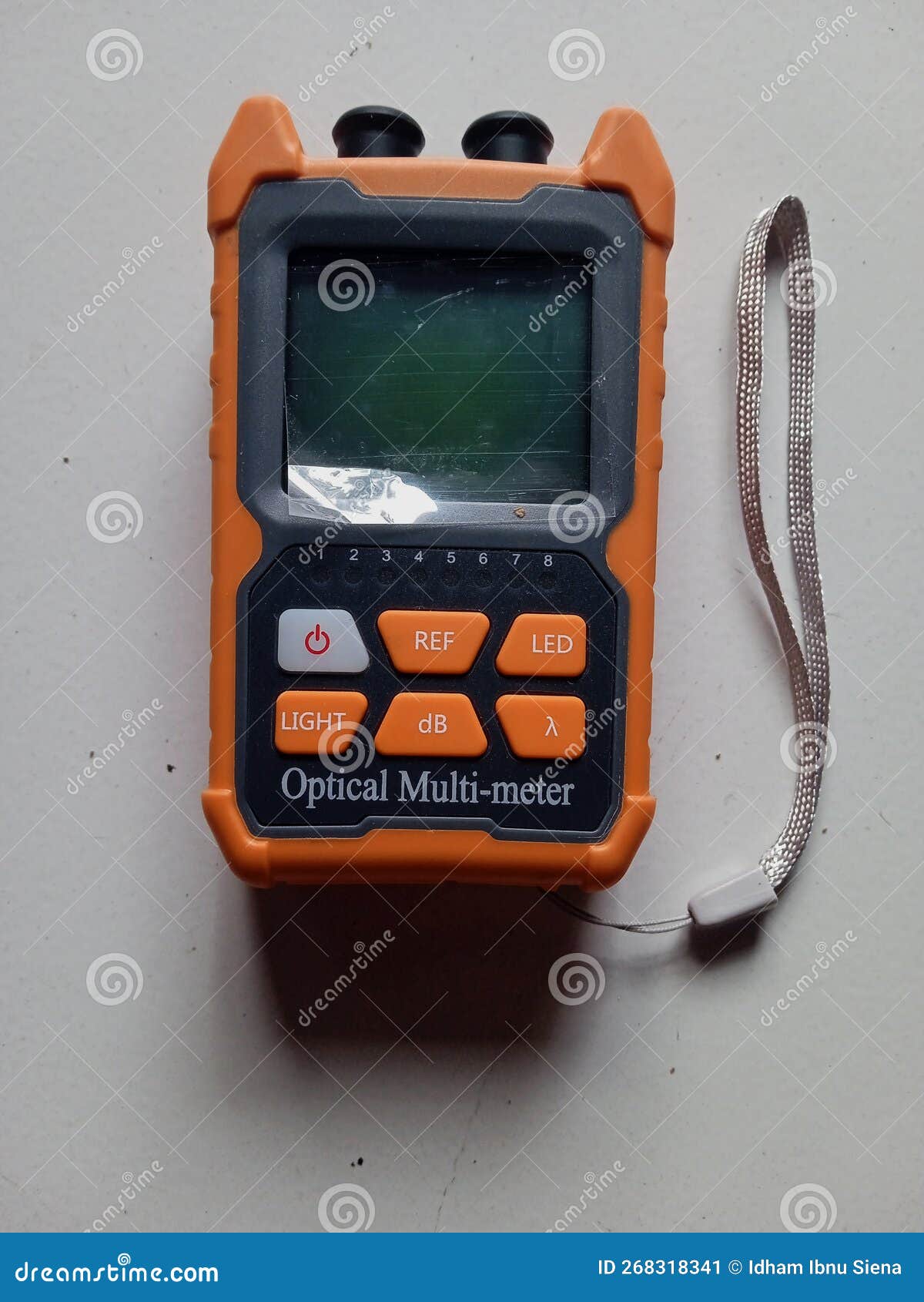 Optical Power Meter Tool that Helps Maintenance Workers Stock Image ...