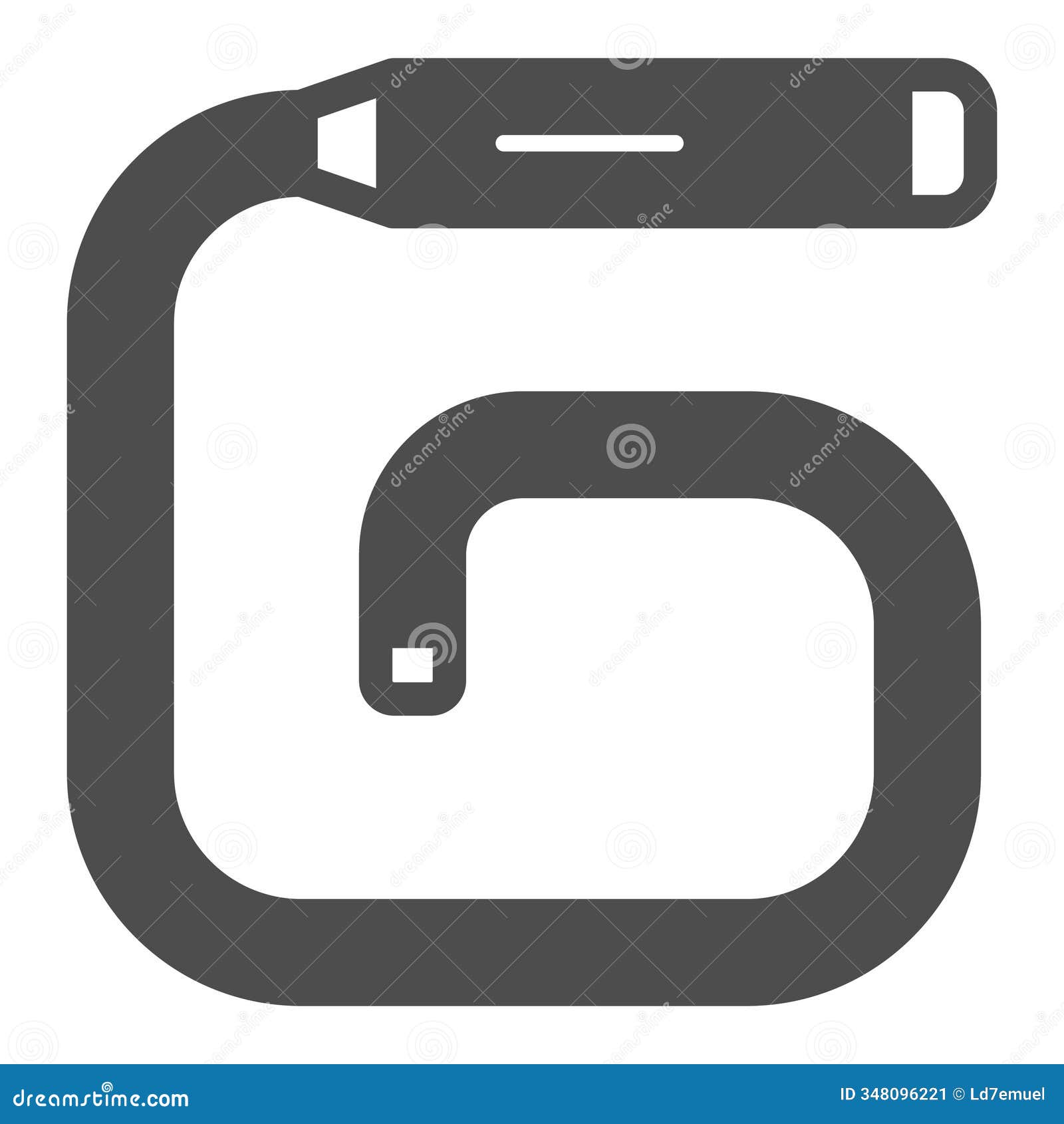 Optical Probe Solid Icon, Optical Equipment Concept. Vector Graphics ...