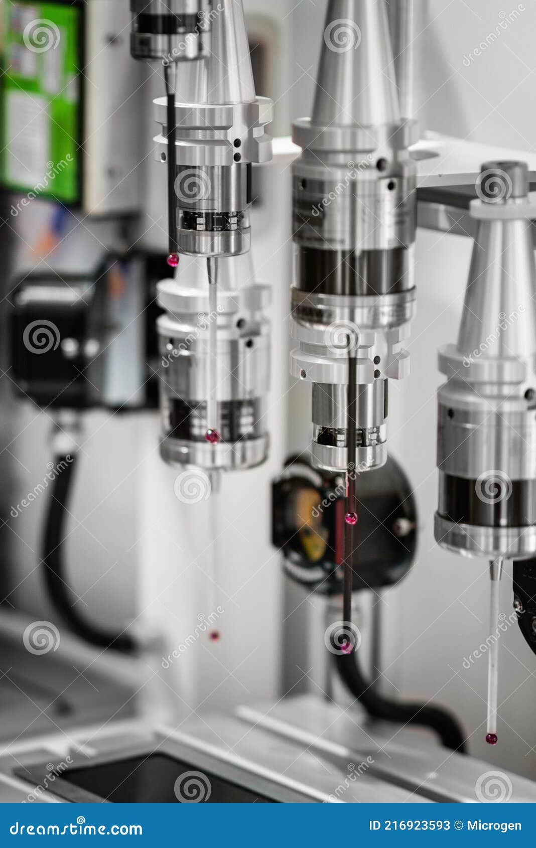 Optical Probing Systems for CNC Machine Tools Stock Image - Image of ...
