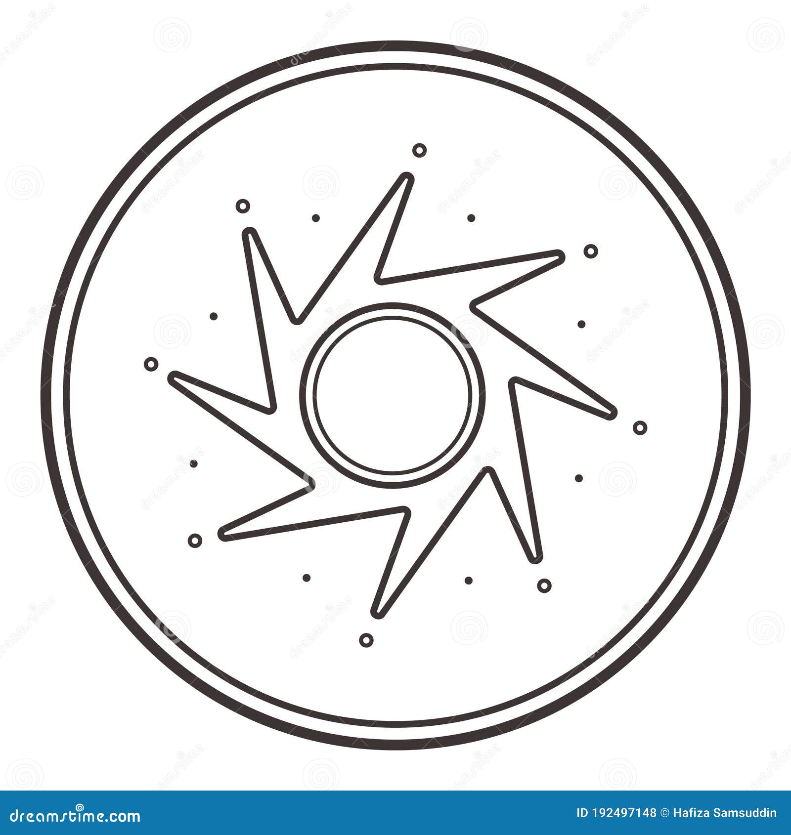 Optical Radiation Symbol. Vector Illustration Decorative Design Stock ...