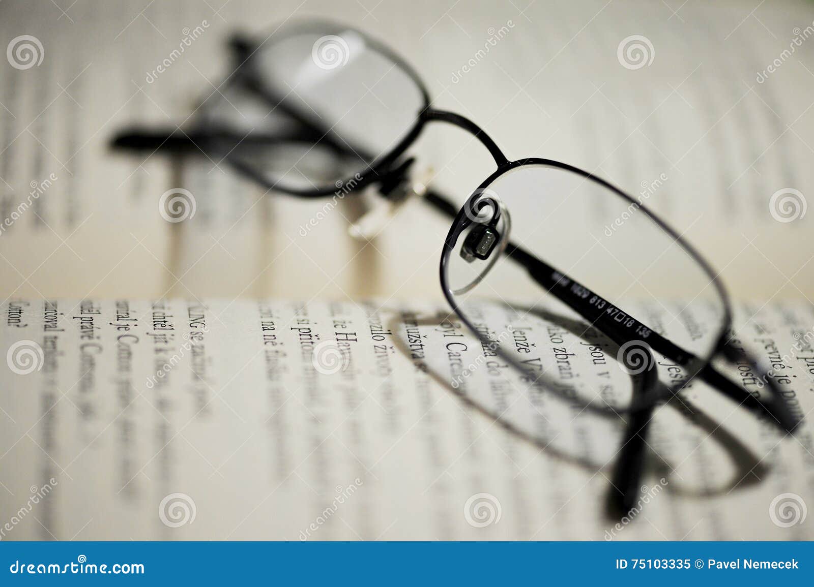 Optical reading glasses stock image. Image of diopter - 75103335