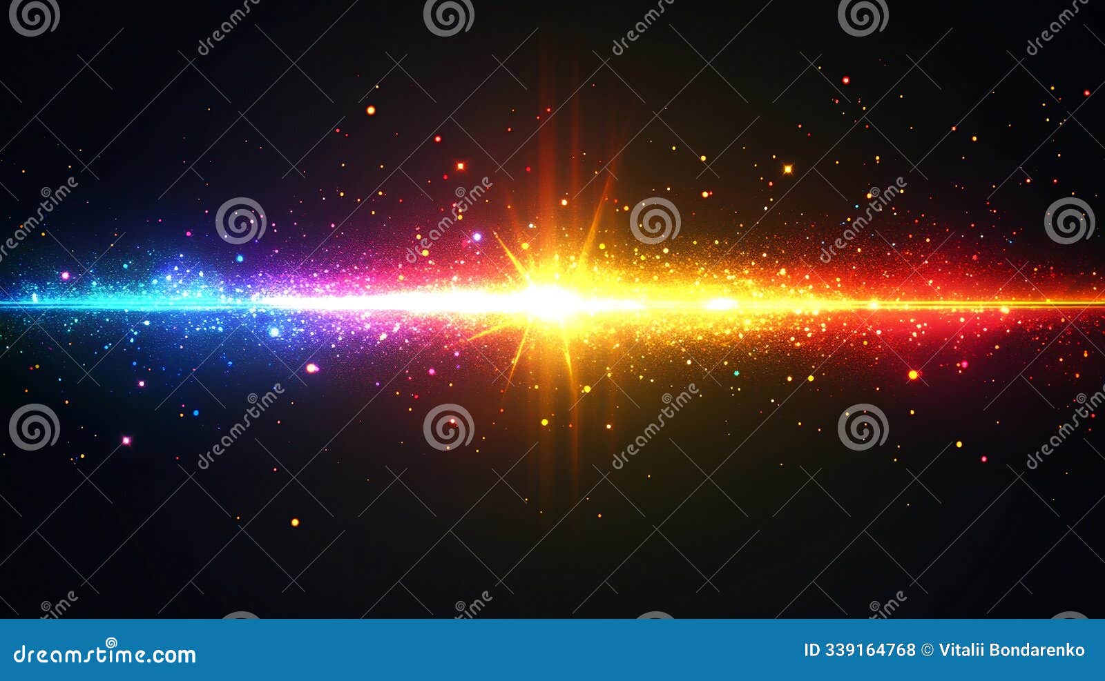Optical Reflections Creating Rainbow Fire Light in Crystal. Stock ...