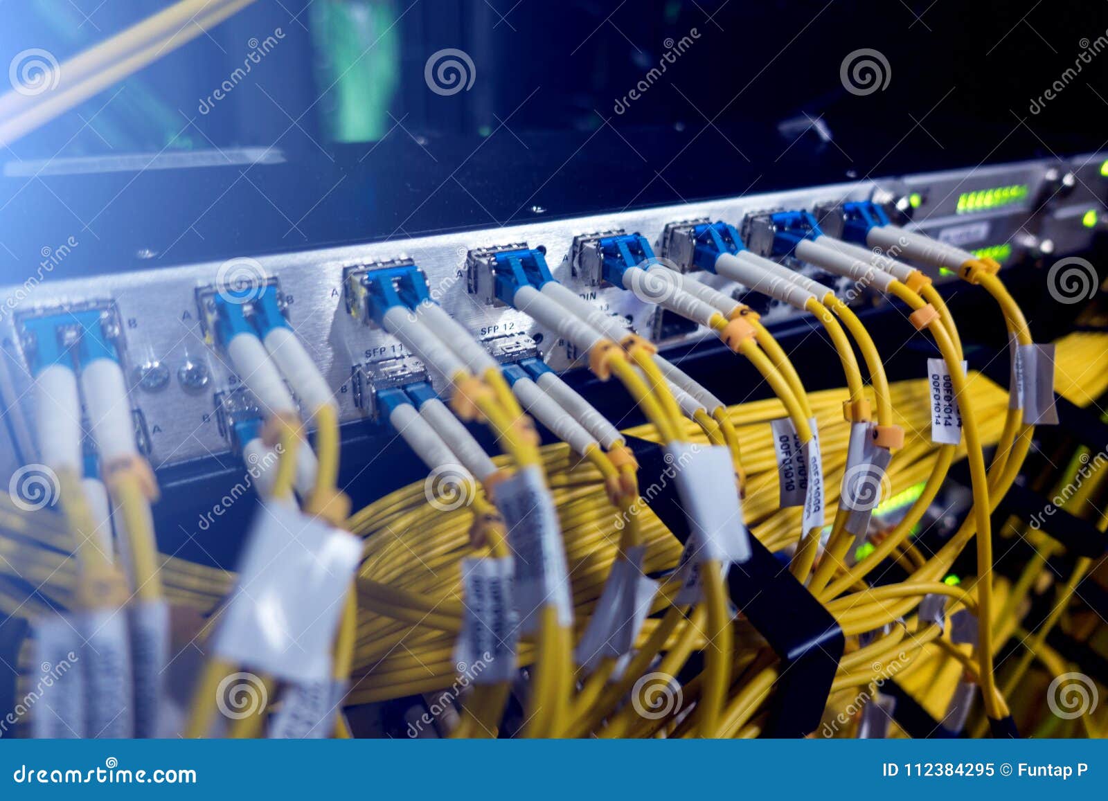 Router, Commutator, Switchboard With The Connected Stock Image ...