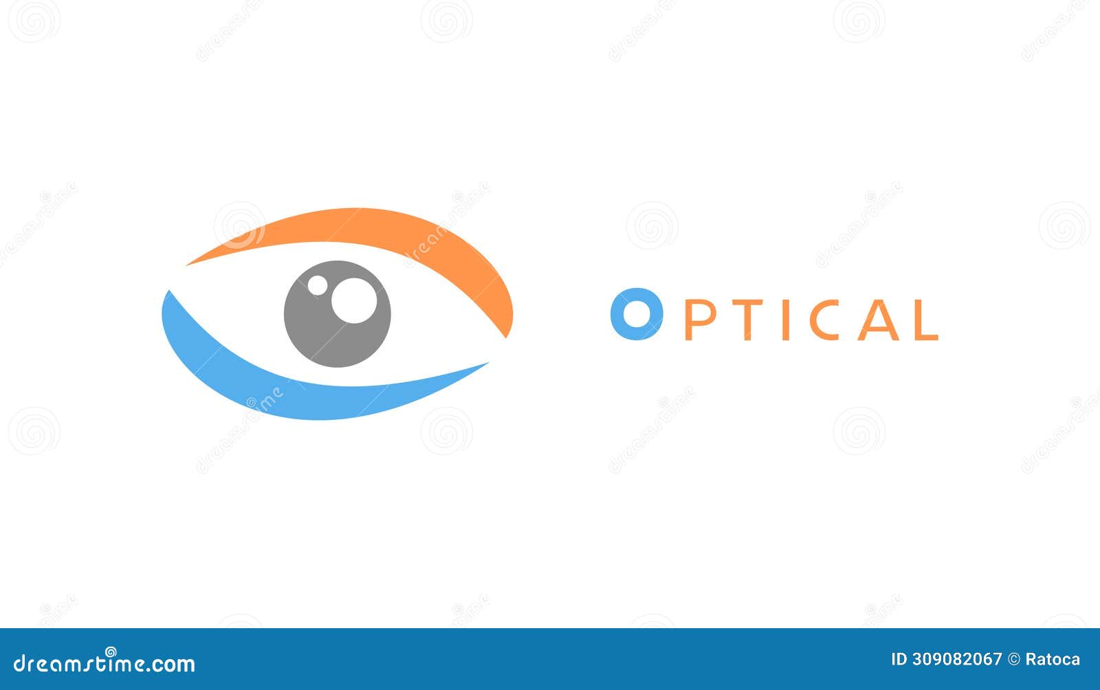 Optical symbol design stock vector. Illustration of science - 309082067