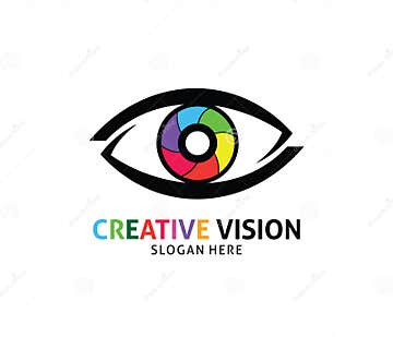 Optical Technology Eye Future Vision Vector Logo Design Stock ...