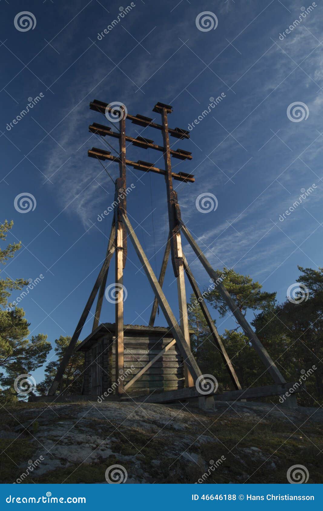 Optical telegraph stock photo. Image of grisslehamn, telegraph - 46646188
