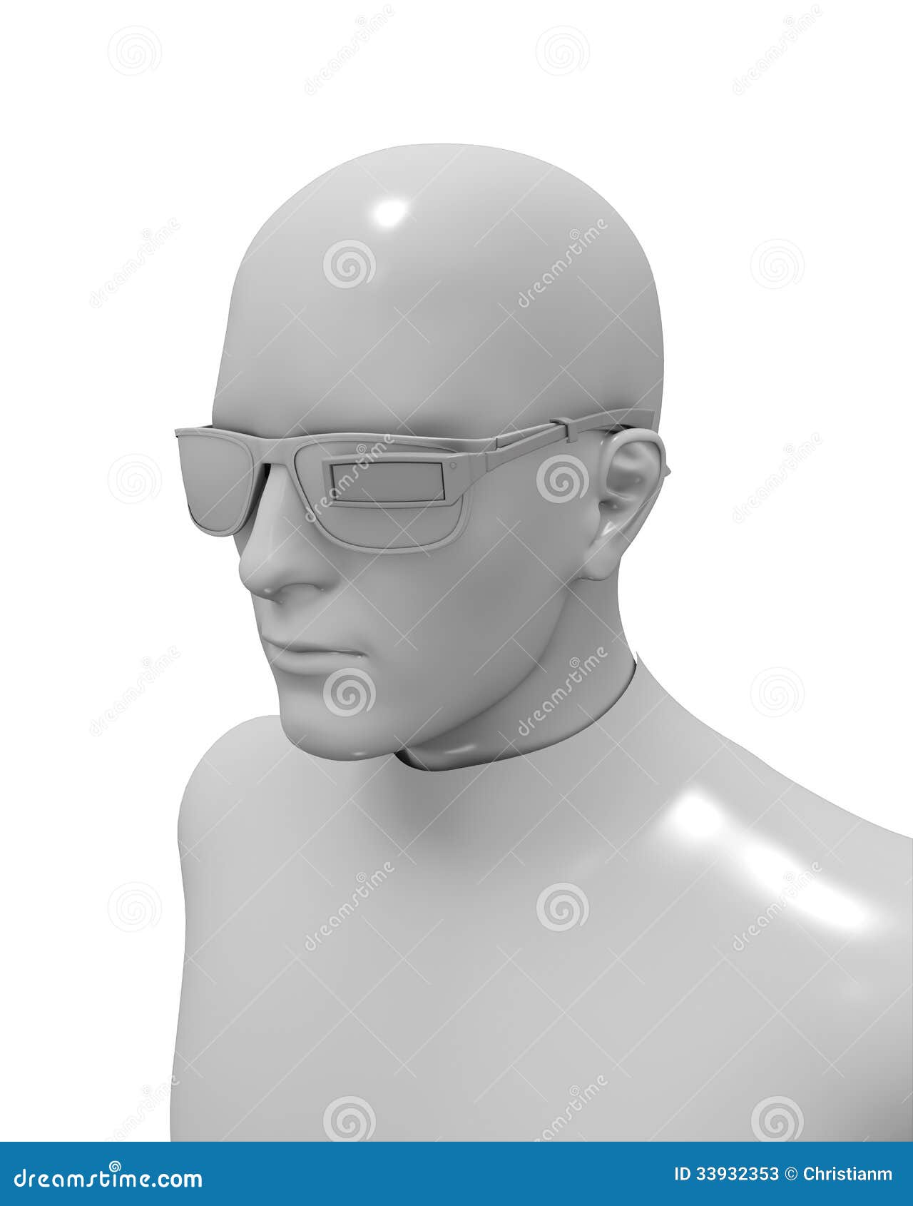 Optical Wearable Computer Stock Image | CartoonDealer.com #33932353