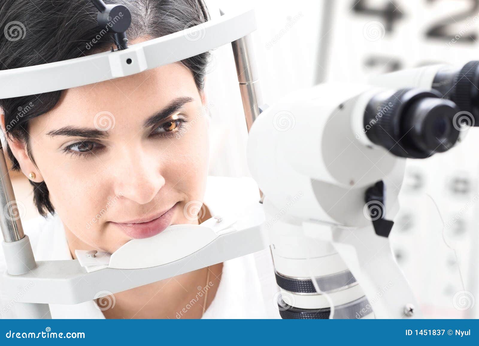 At the Optician stock image. Image of attendance, ophthalmologic - 1451837