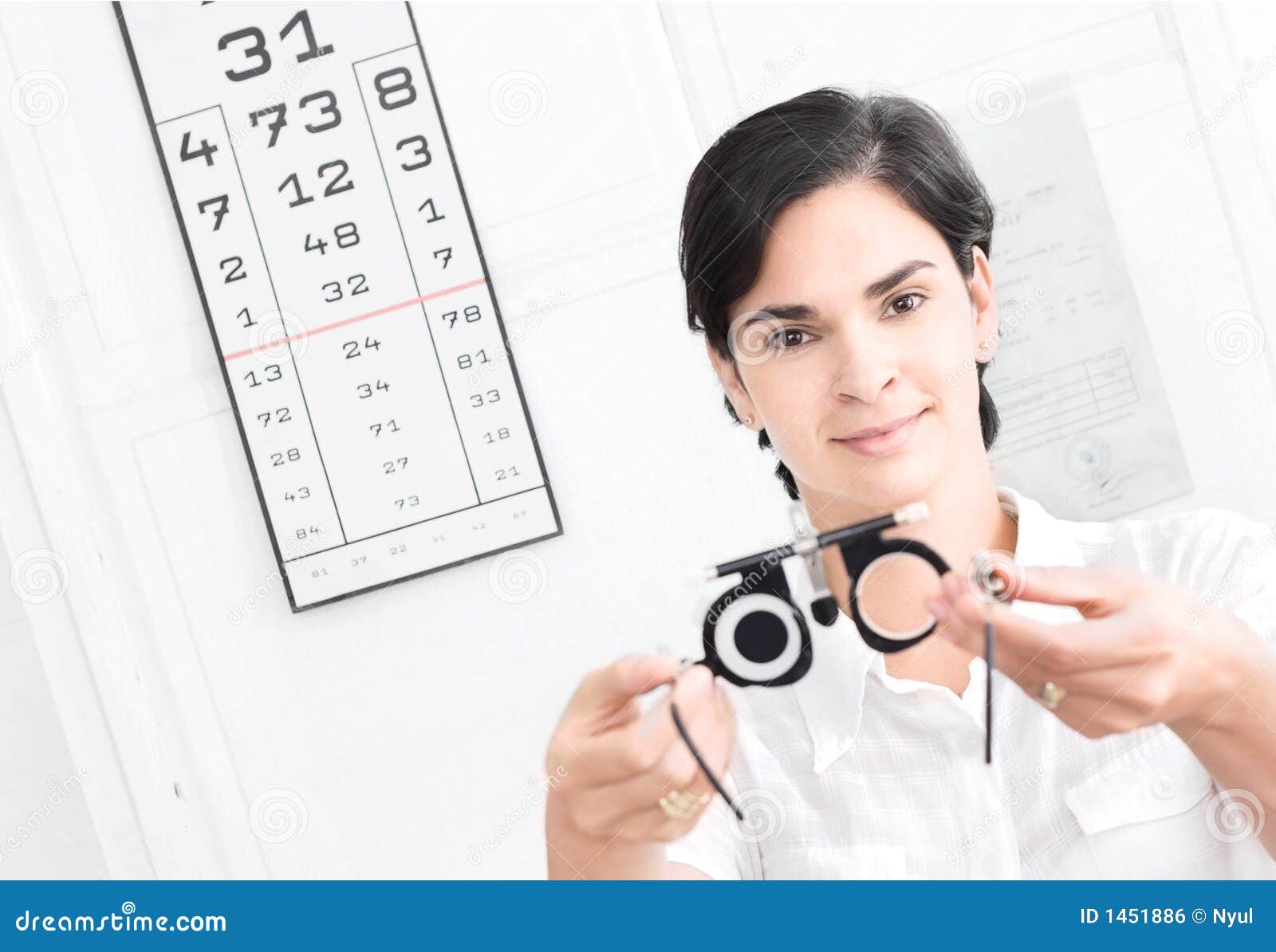 At the Optician stock photo. Image of clinic, caucasian - 1451886