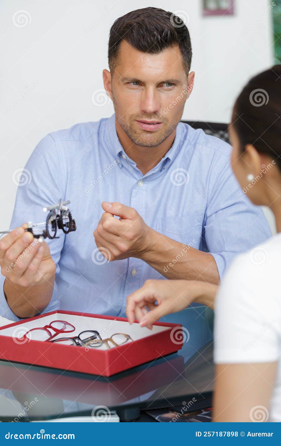 Explaining Procedure Using Model Of Dental Teeth Royalty-Free Stock ...