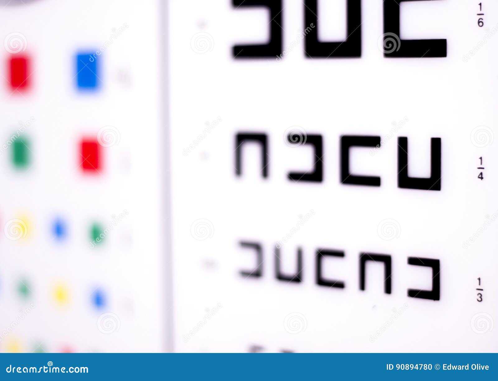 Optician eye test chart stock photo. Image of examination - 90894780
