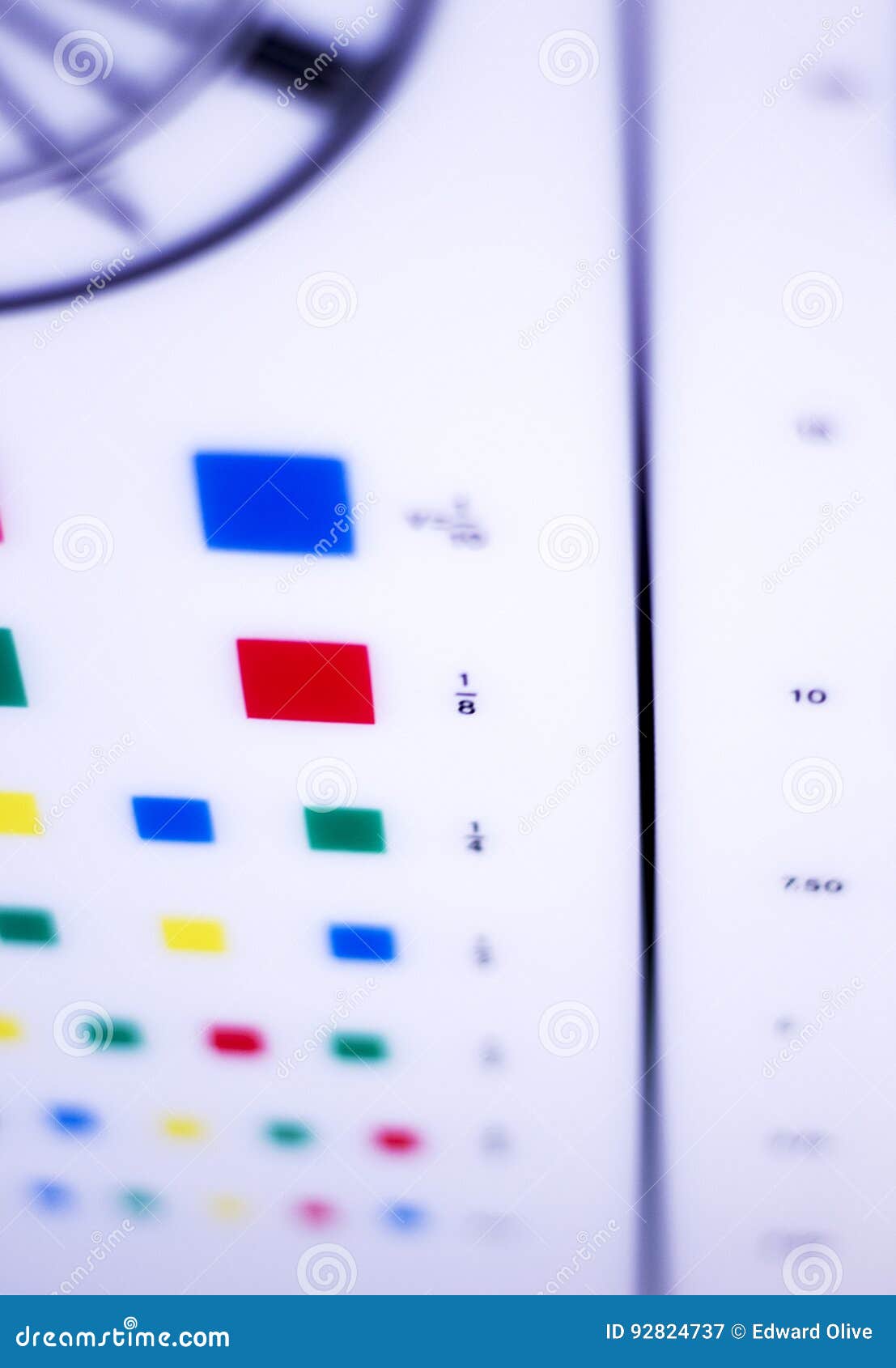 Optician eye test chart stock image. Image of letter - 92824737