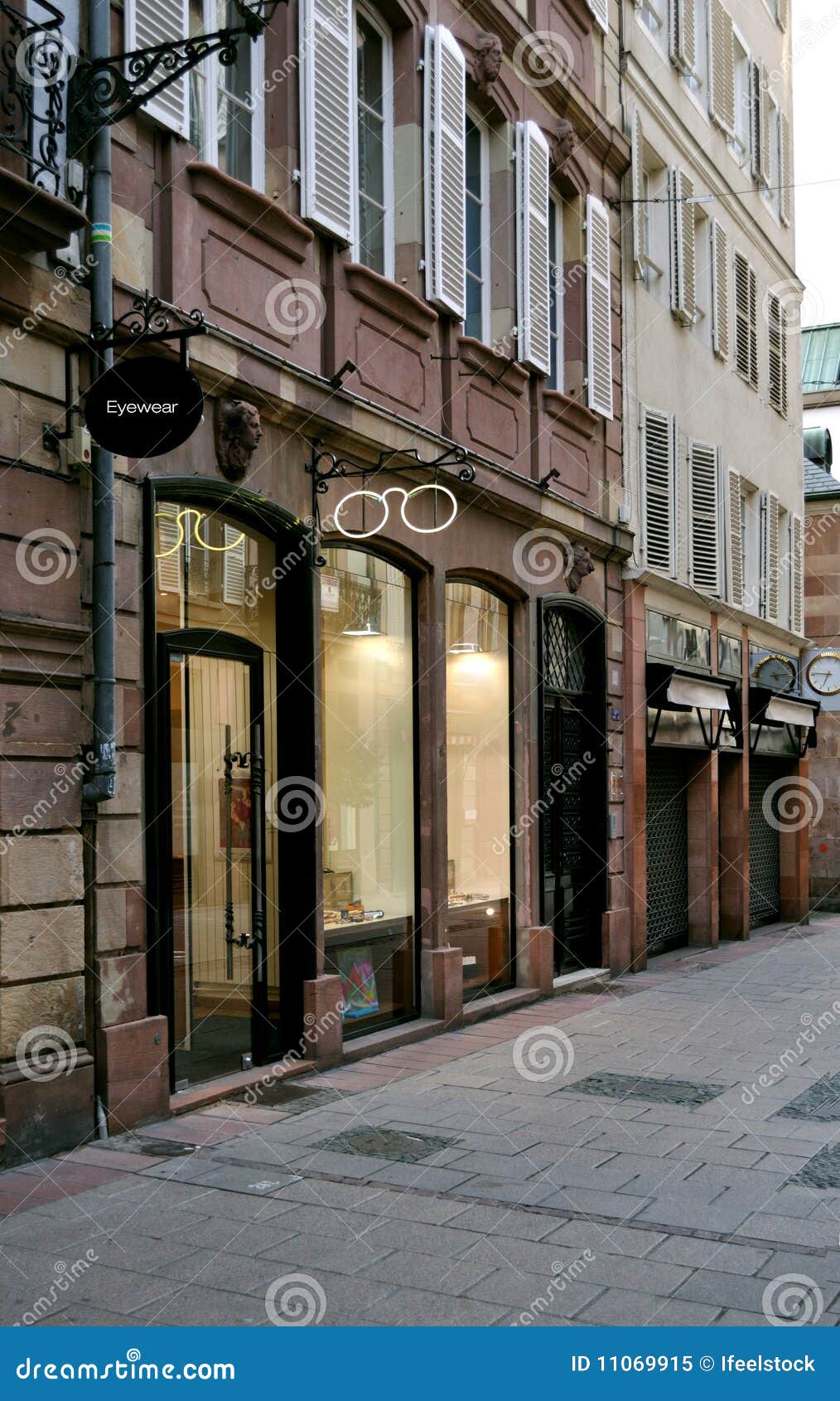 Optician shop stock image. Image of outdoor, lights, lamp - 11069915