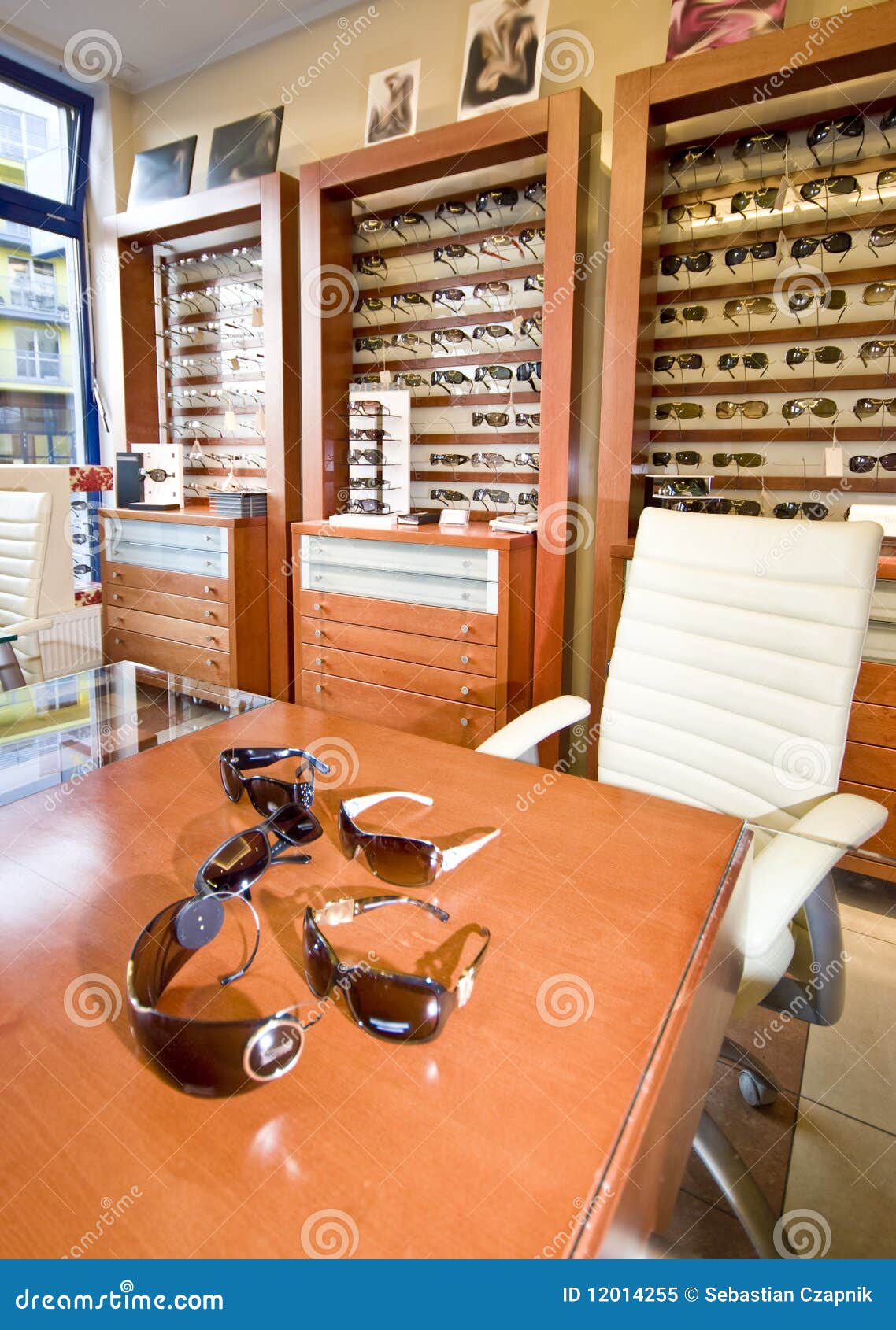 Optician shop stock image. Image of lamps, sales, lamp - 12014255