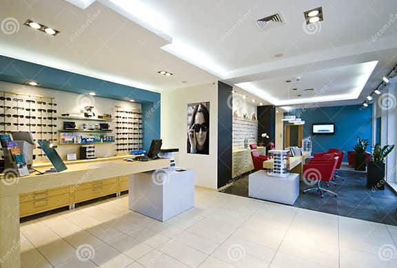 Optician shop stock photo. Image of spectacles, contemporary - 9657992