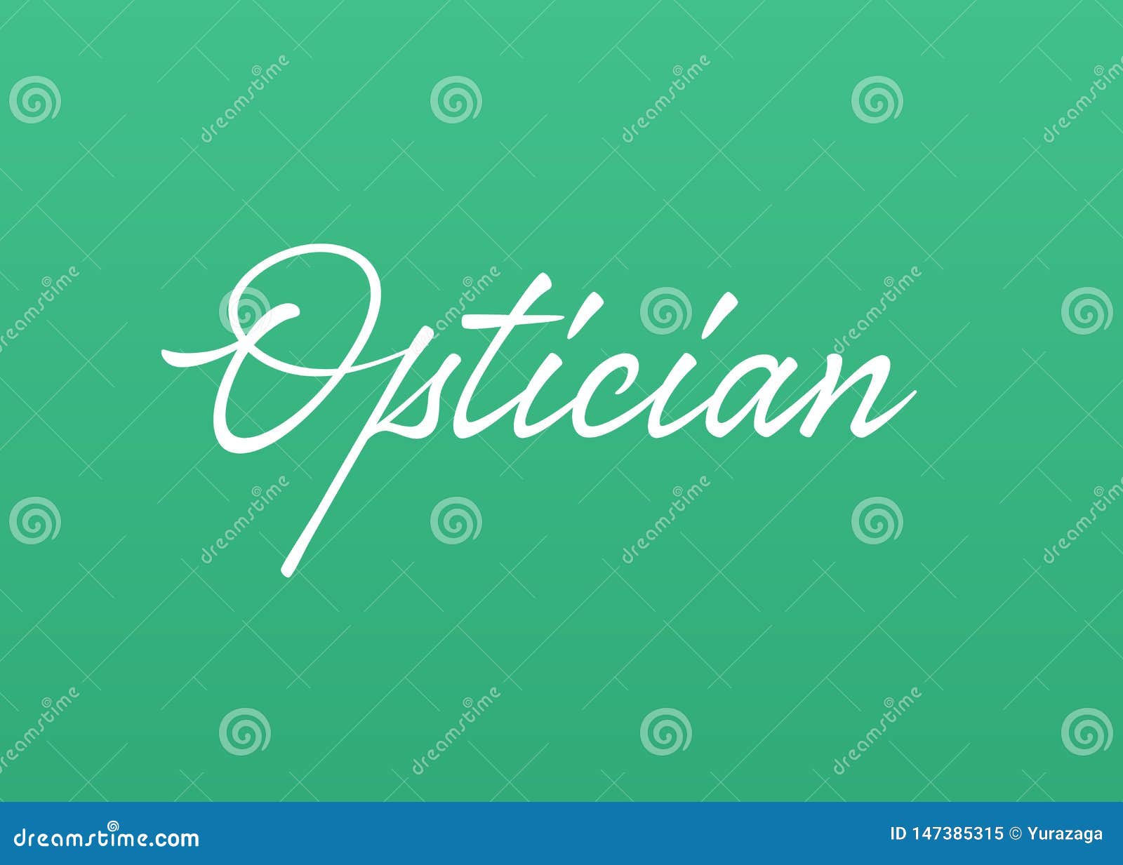 Optician vector lettering stock vector. Illustration of optical - 147385315
