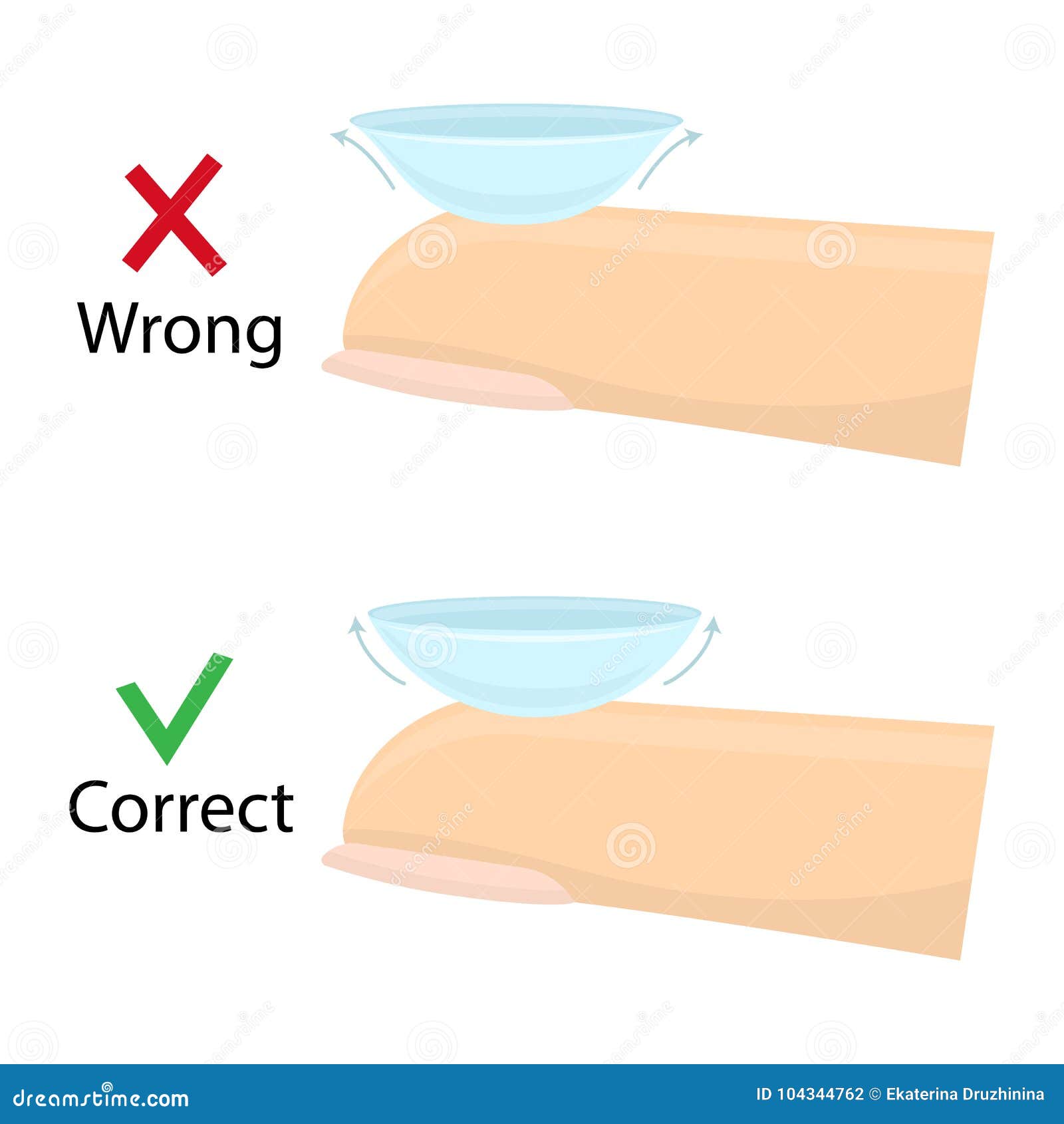 Optics and visual acuity stock vector. Illustration of care - 104344762