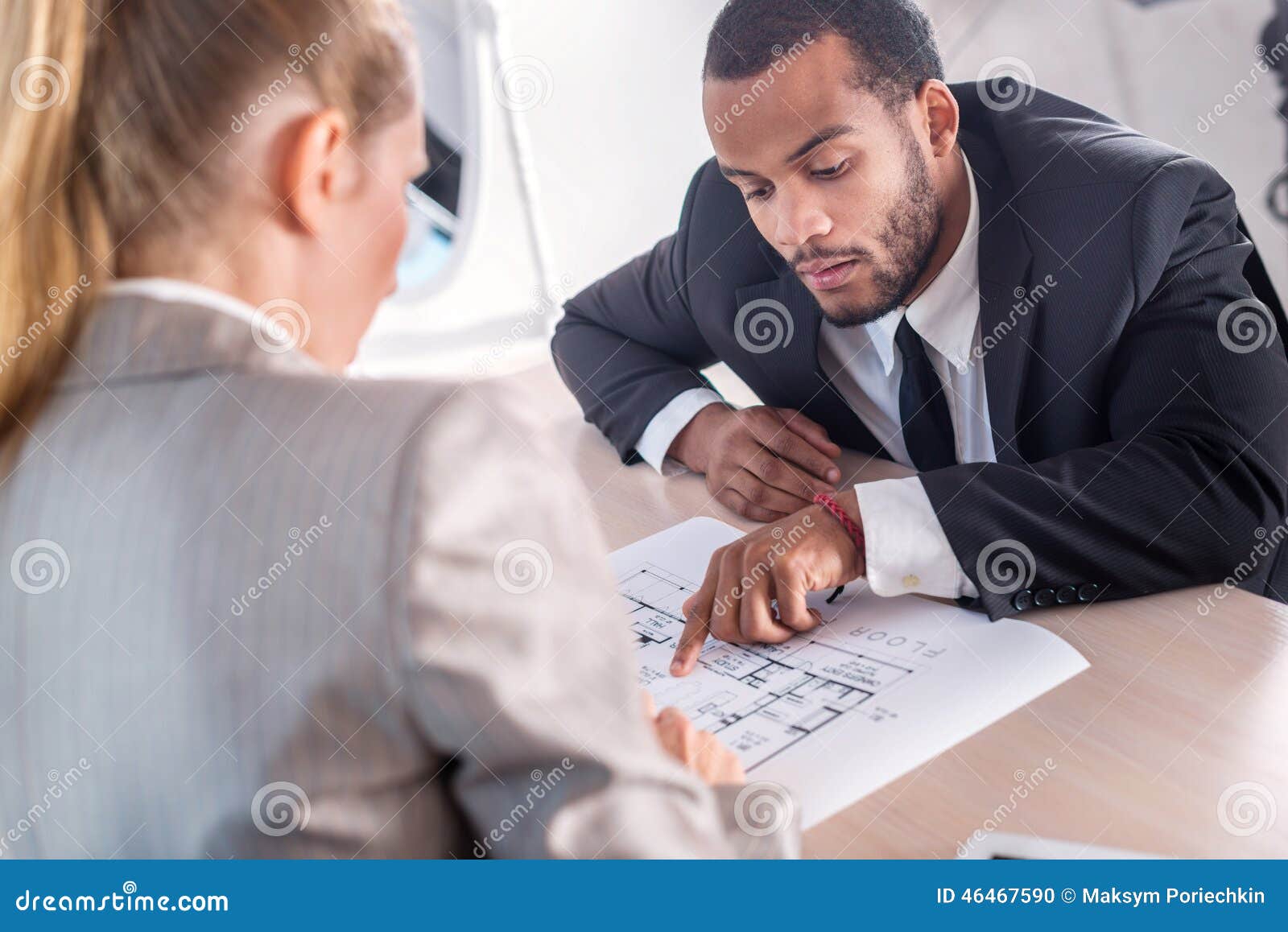 Optimal Problem Solving Project. Successful African Businessman Stock ...