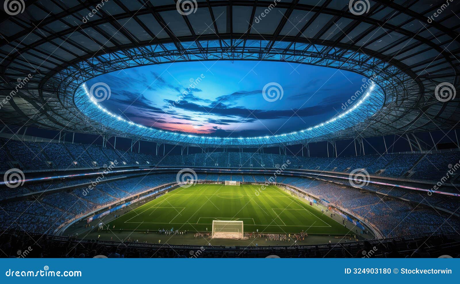 Optimal stadium technology stock photo. Image of weather - 324903180