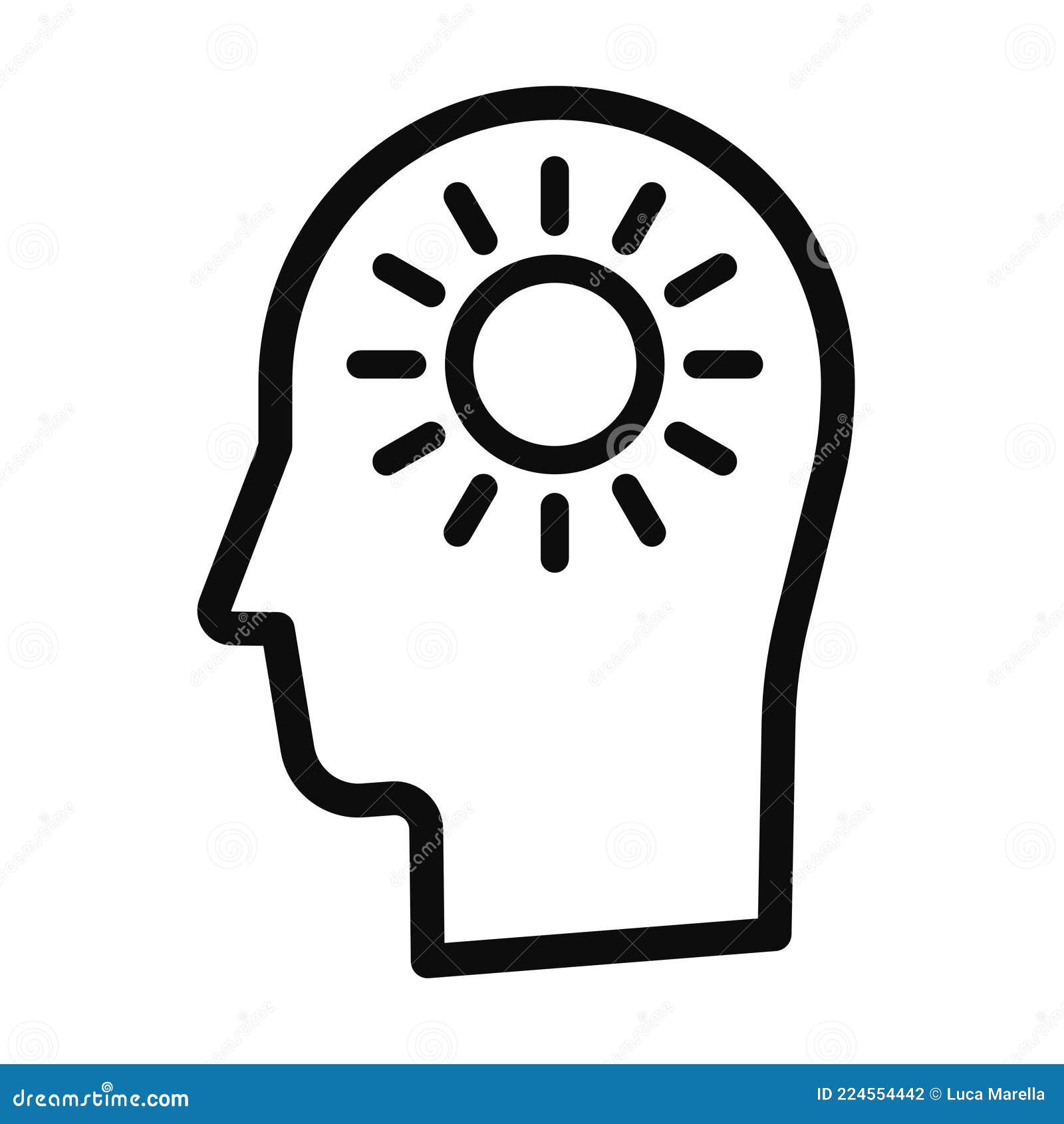 Optimism Icon. Monochrome Simple Icon For Templates, Web Design And ...