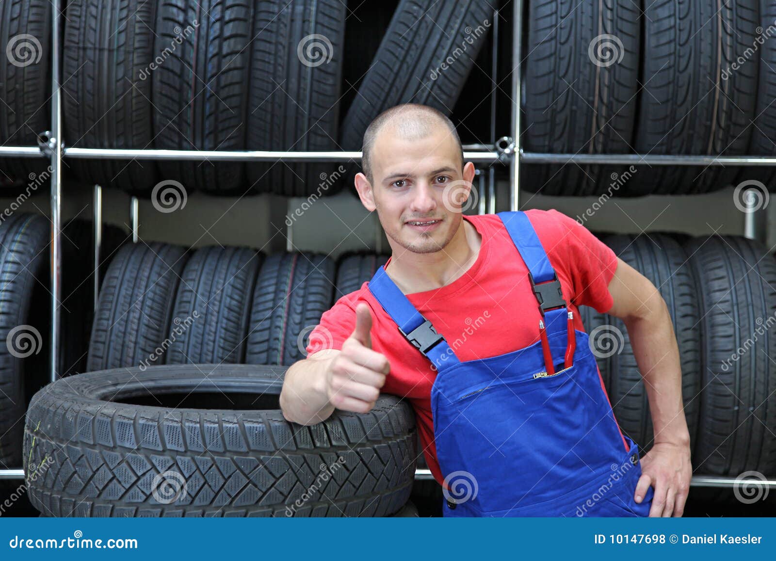 Optimistic mechanist stock photo. Image of inspection - 10147698
