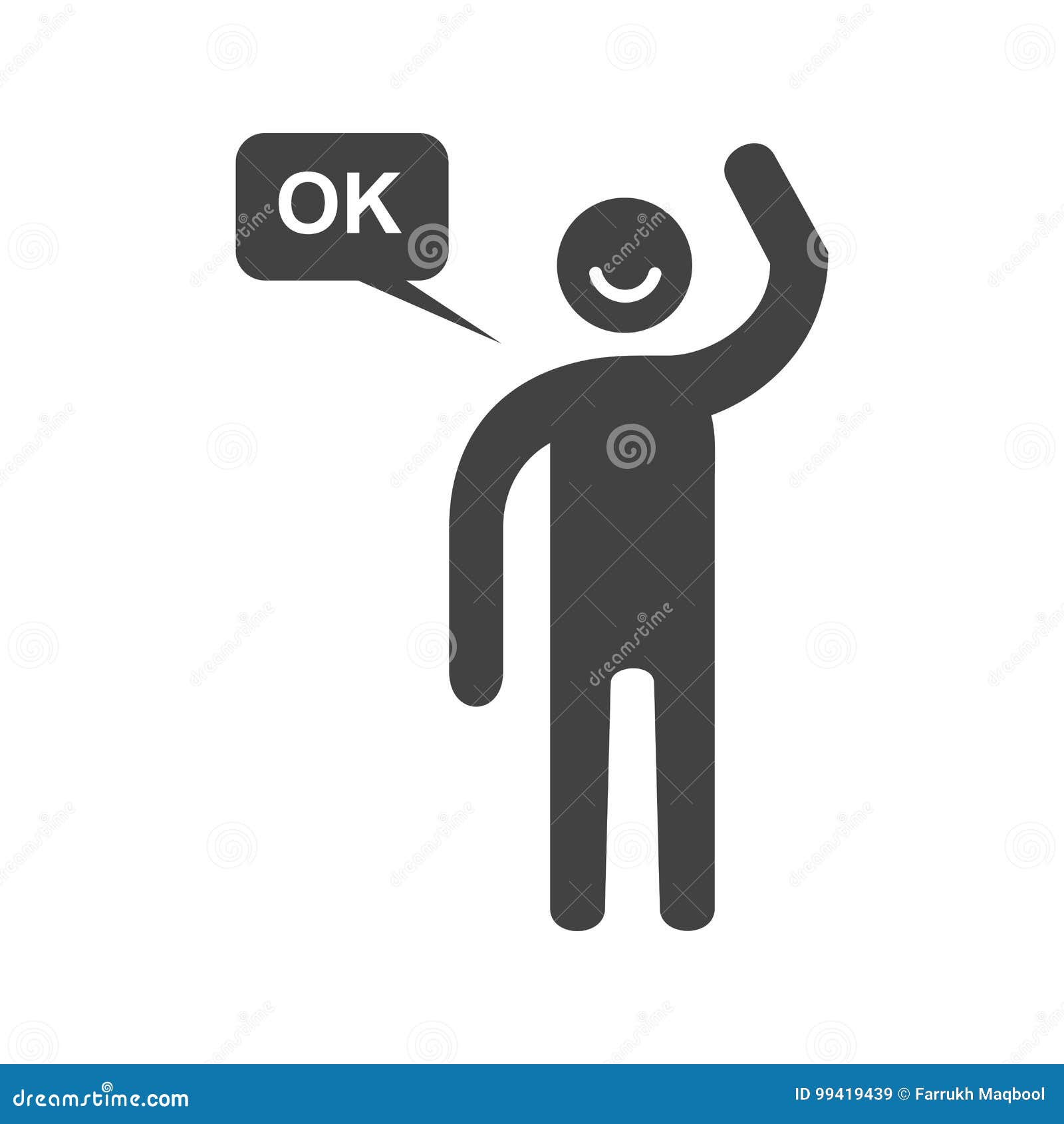 Optimistic stock vector. Illustration of optimist, emotion - 99419439