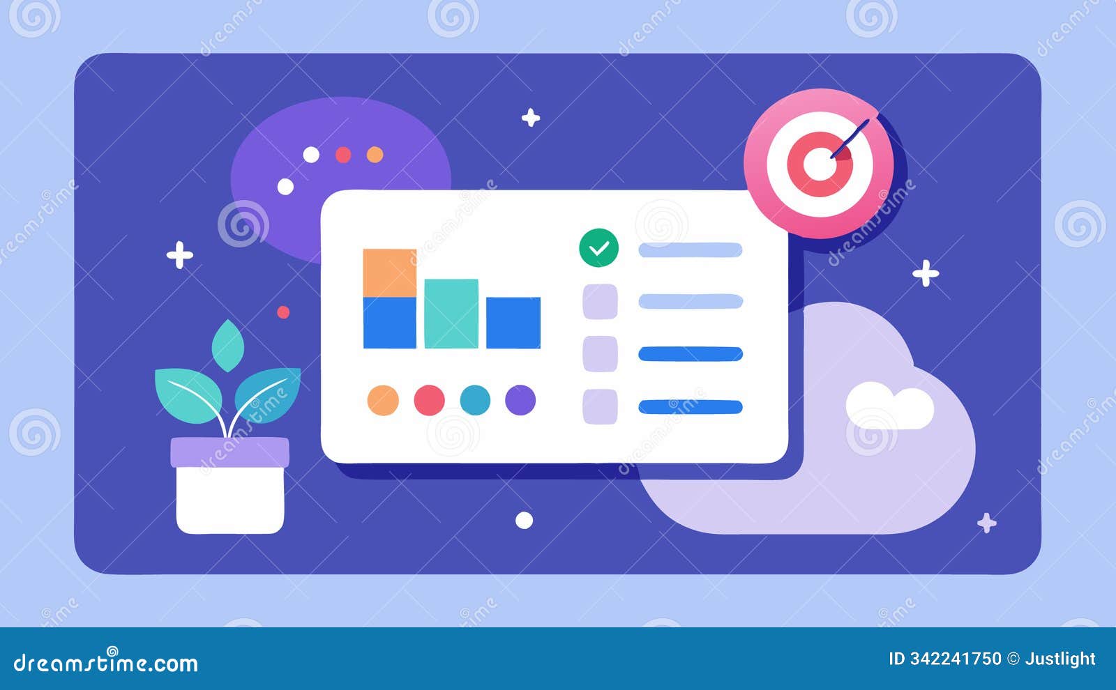 Optimization Goal Setting a Visual of a Digital Goalsetting Interface ...